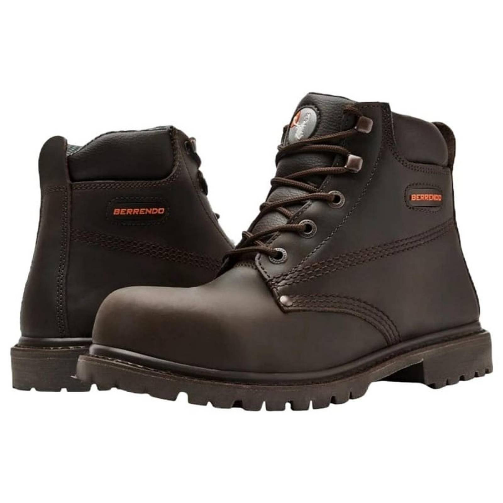 Bota De Seguridad Caballero Berrendo Mod 124 Color Café