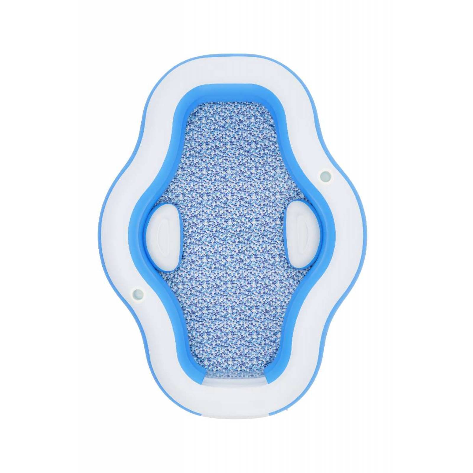 Alberca inflable curva 2.70x1.98x.51cm familiar color azul con porta ...