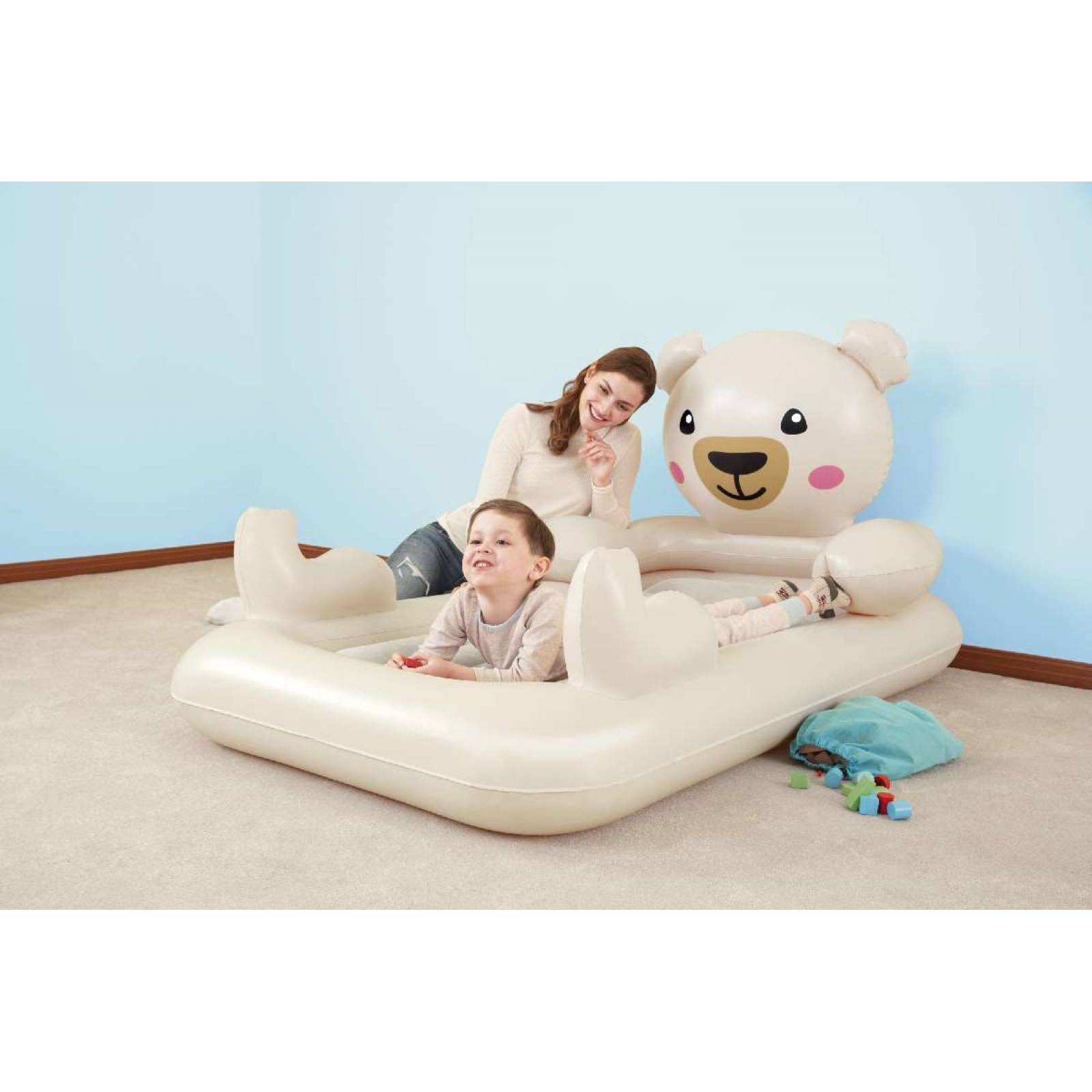 Colchon infalble infantil decorado oso. 1 modelo. 1.88mx1.09mx89cm ...