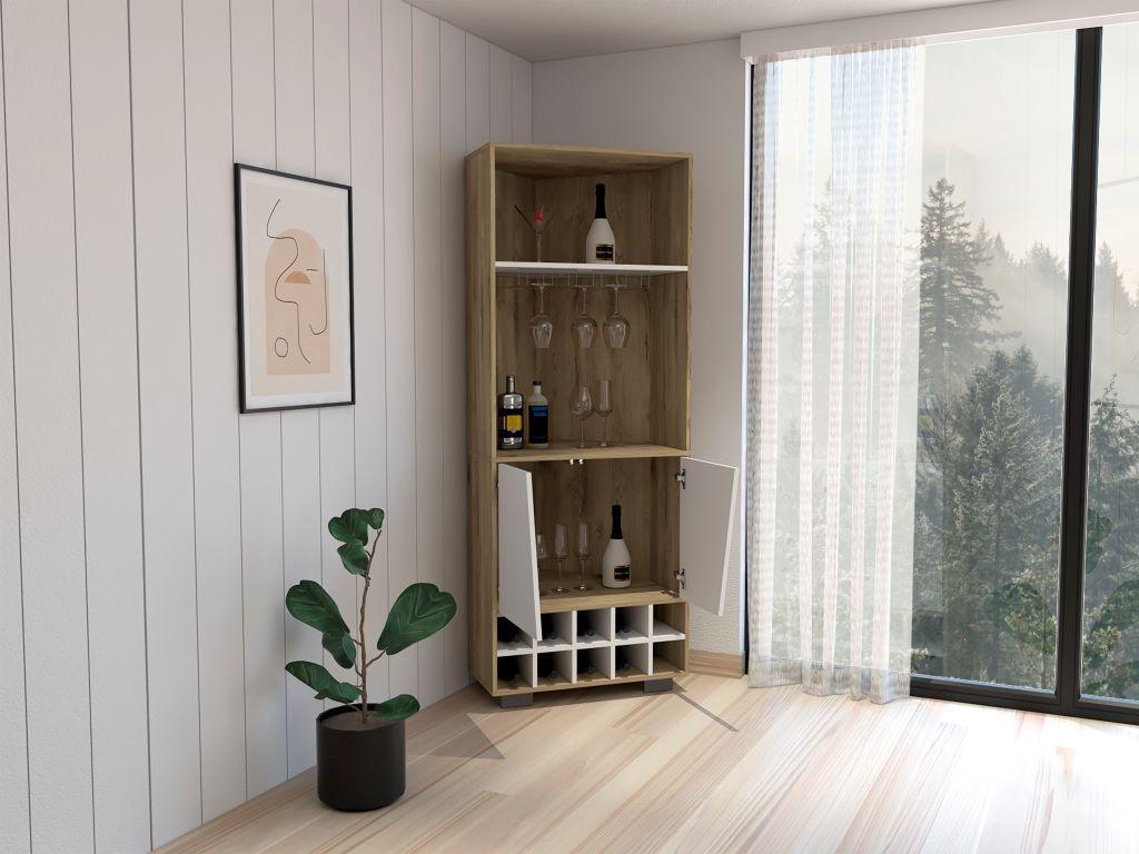 Bar Esquinero Orus, Macadamia y Blanco, con Porta Copas.