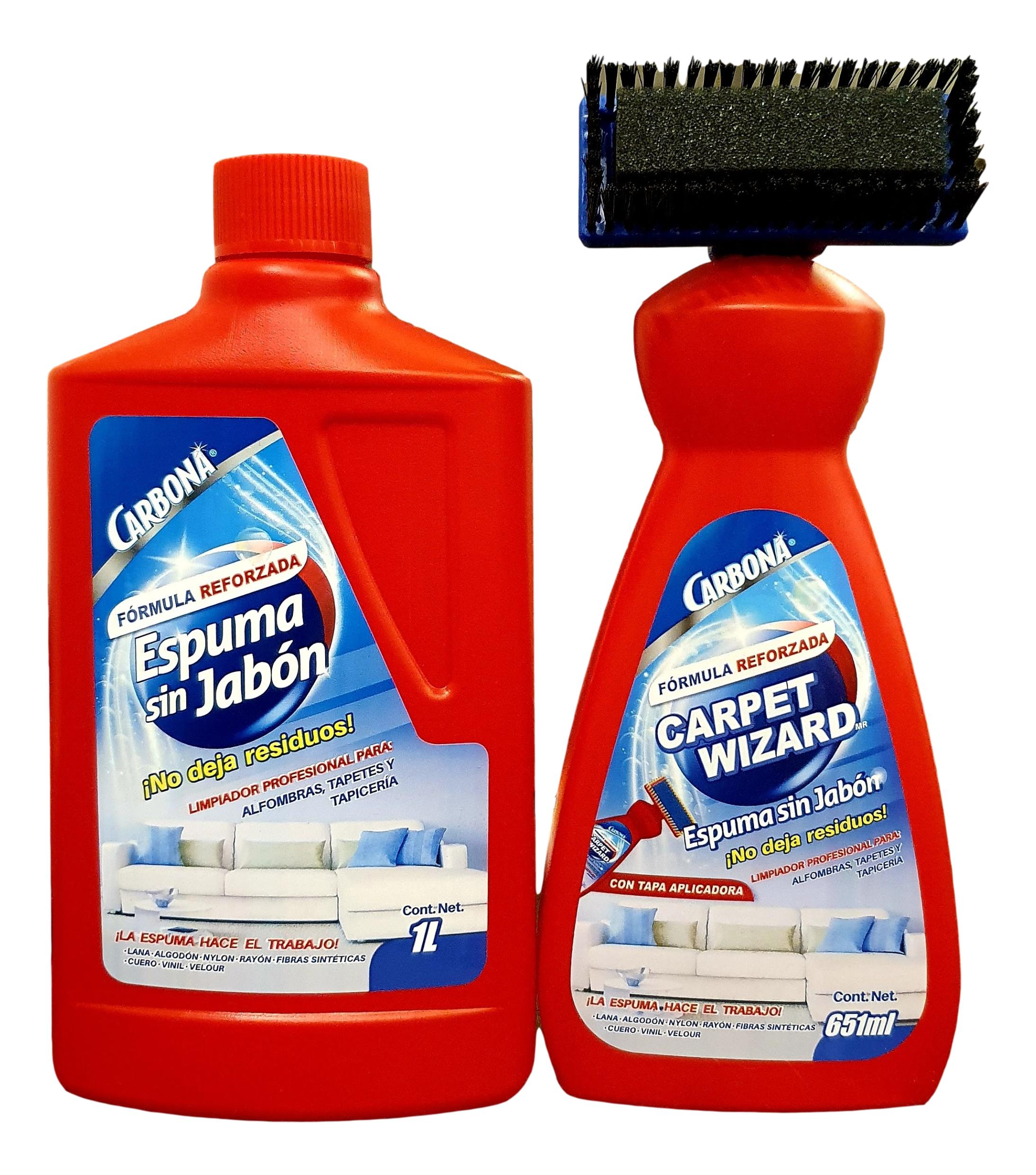 CARBONA ESPUMA SIN JABON KIT CEPILLO + REFILL