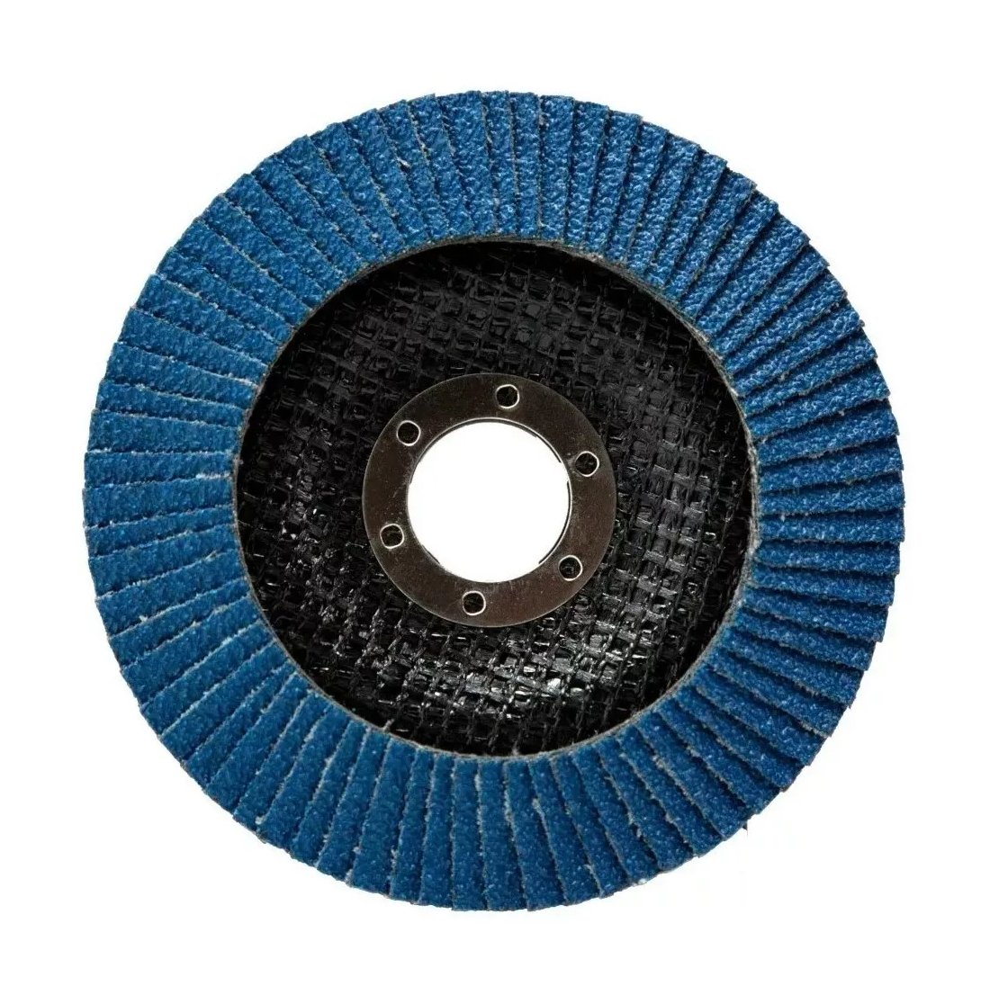 Disco Lija Laminado Pulido Grano 60 Tipo 29 4 1/2 X 7/8 Azul