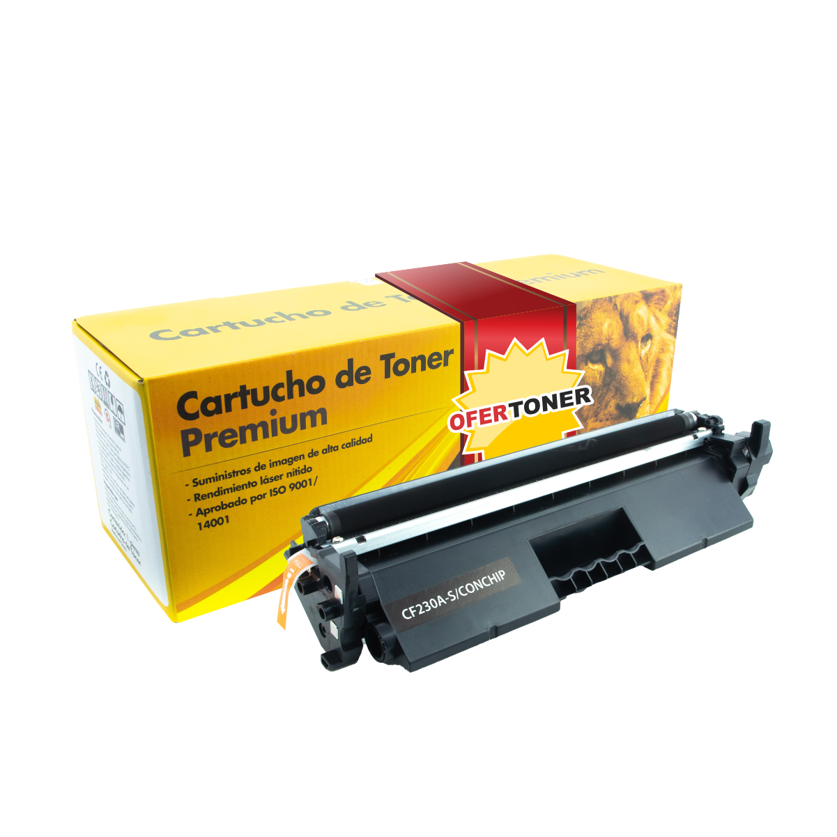 Toner CF230A/30A compatible con HP laserjet, M203dw, M203dn, M227fdw Negro
