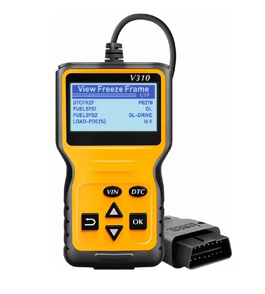 Escaner Automotriz V310 Para Vehículo Obd2 Eobd Amarillo/Negro