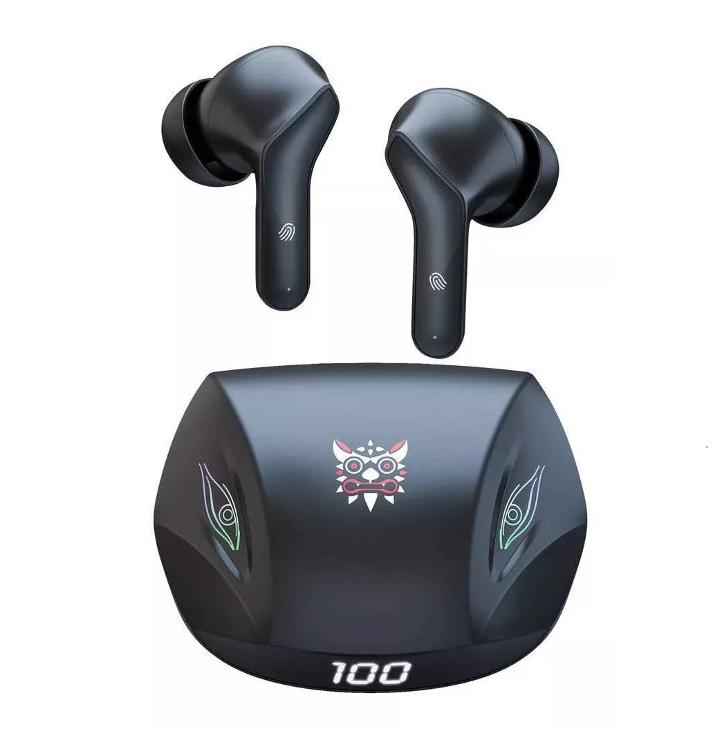Audífonos in-ear gamer inalámbricos negro