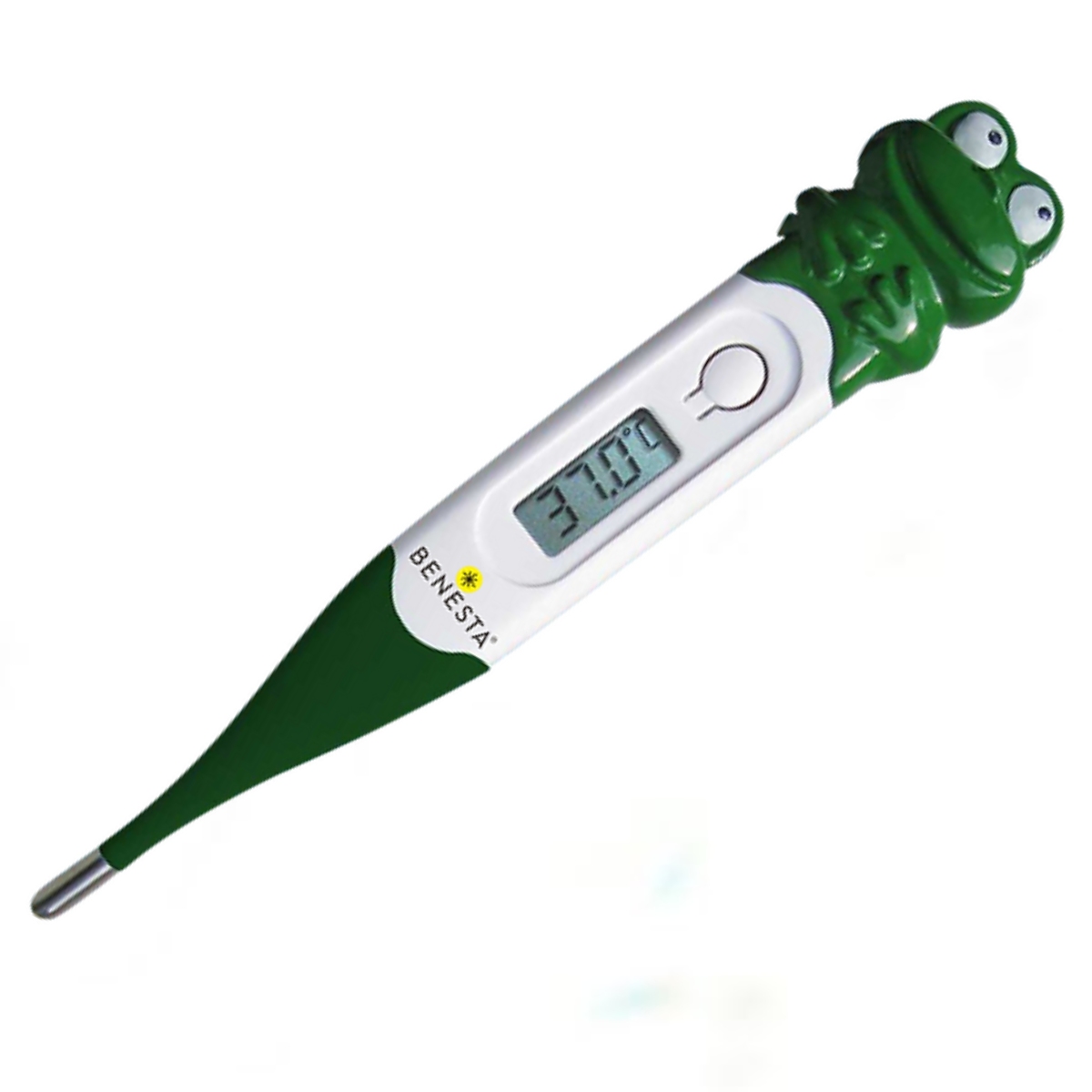 Termómetro Digital Pediátrico Infantil Benesta Pantalla LCD Ranita.