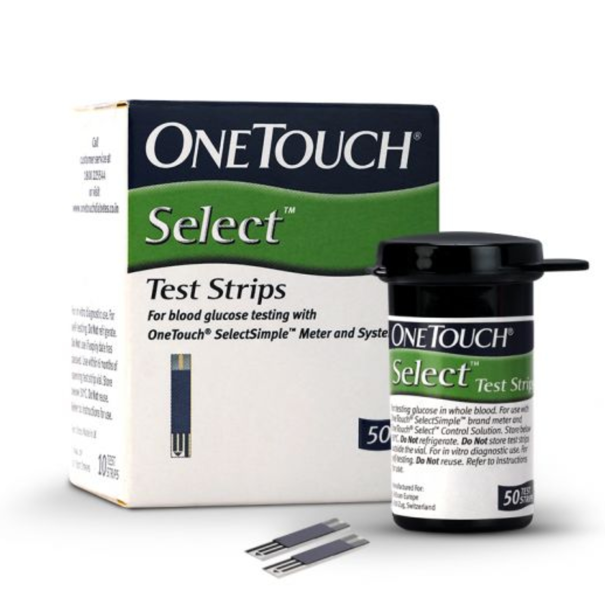 One Touch Select 50 Tiras Reactivas