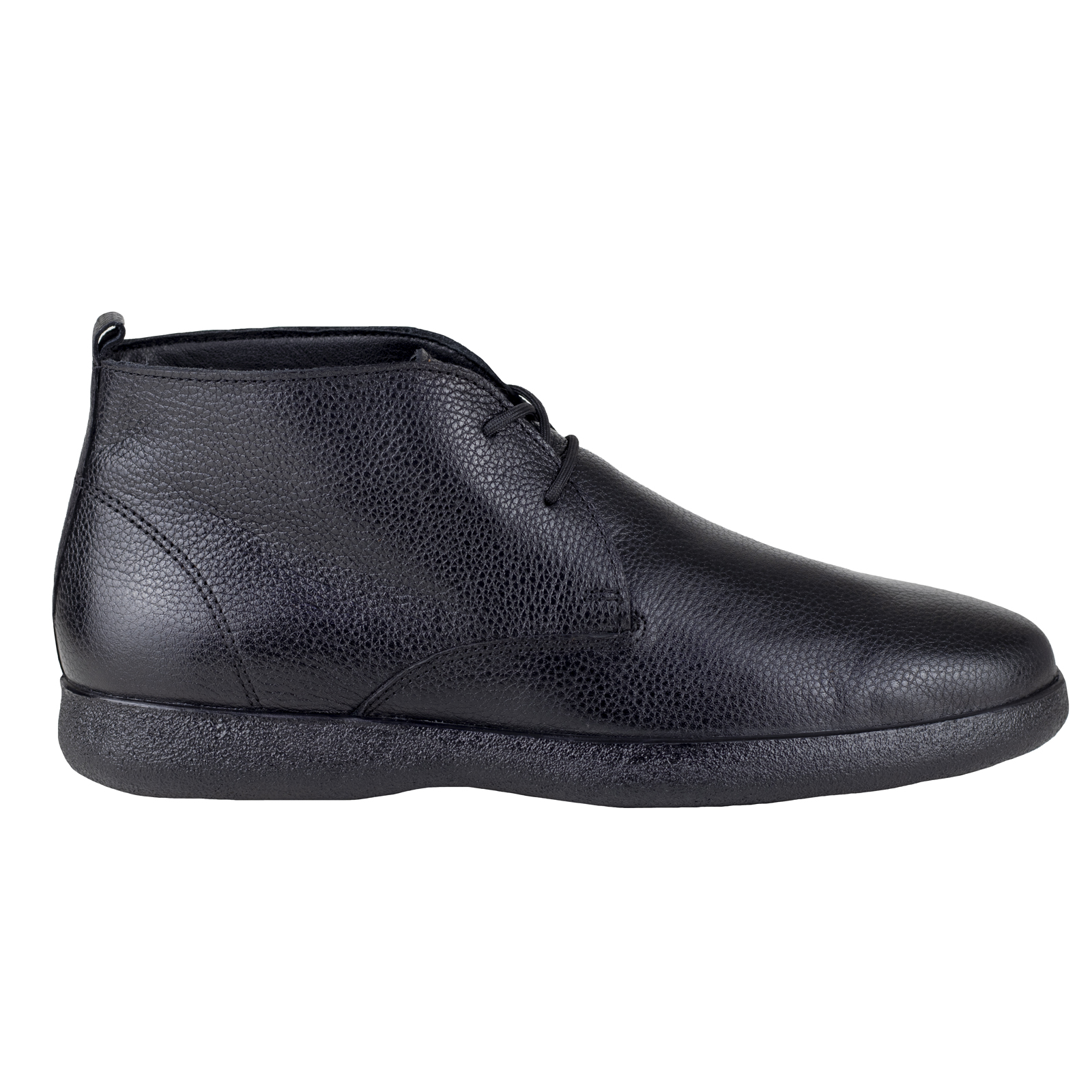 Botin Negro Hombre Gino Cherruti Piel Graneada Confort 3401.