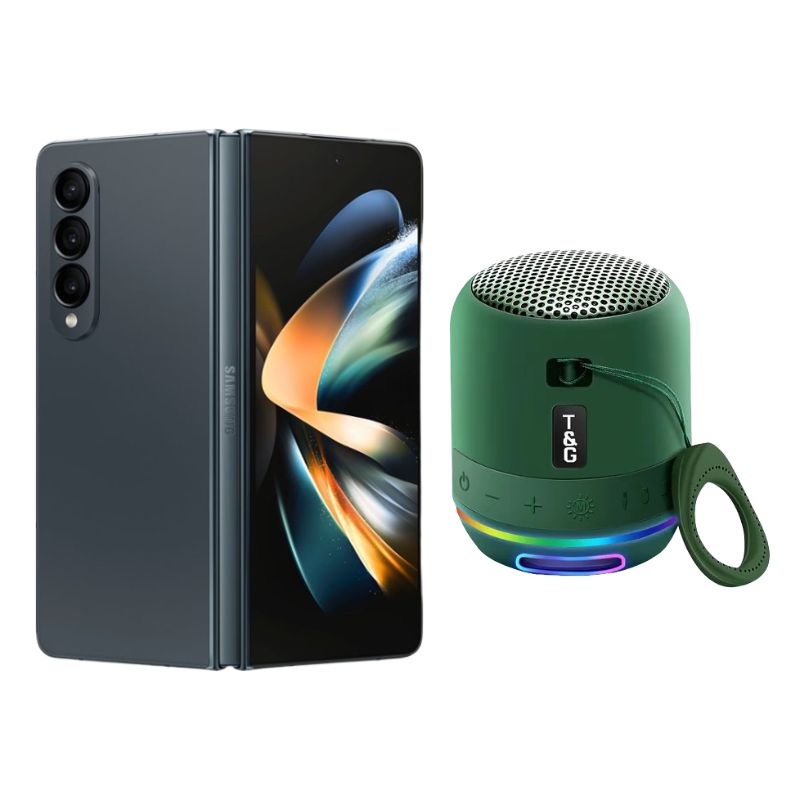 Galaxy Z Fold 4 256GB Verde Reacondicionado Grado A + Mini Bocina