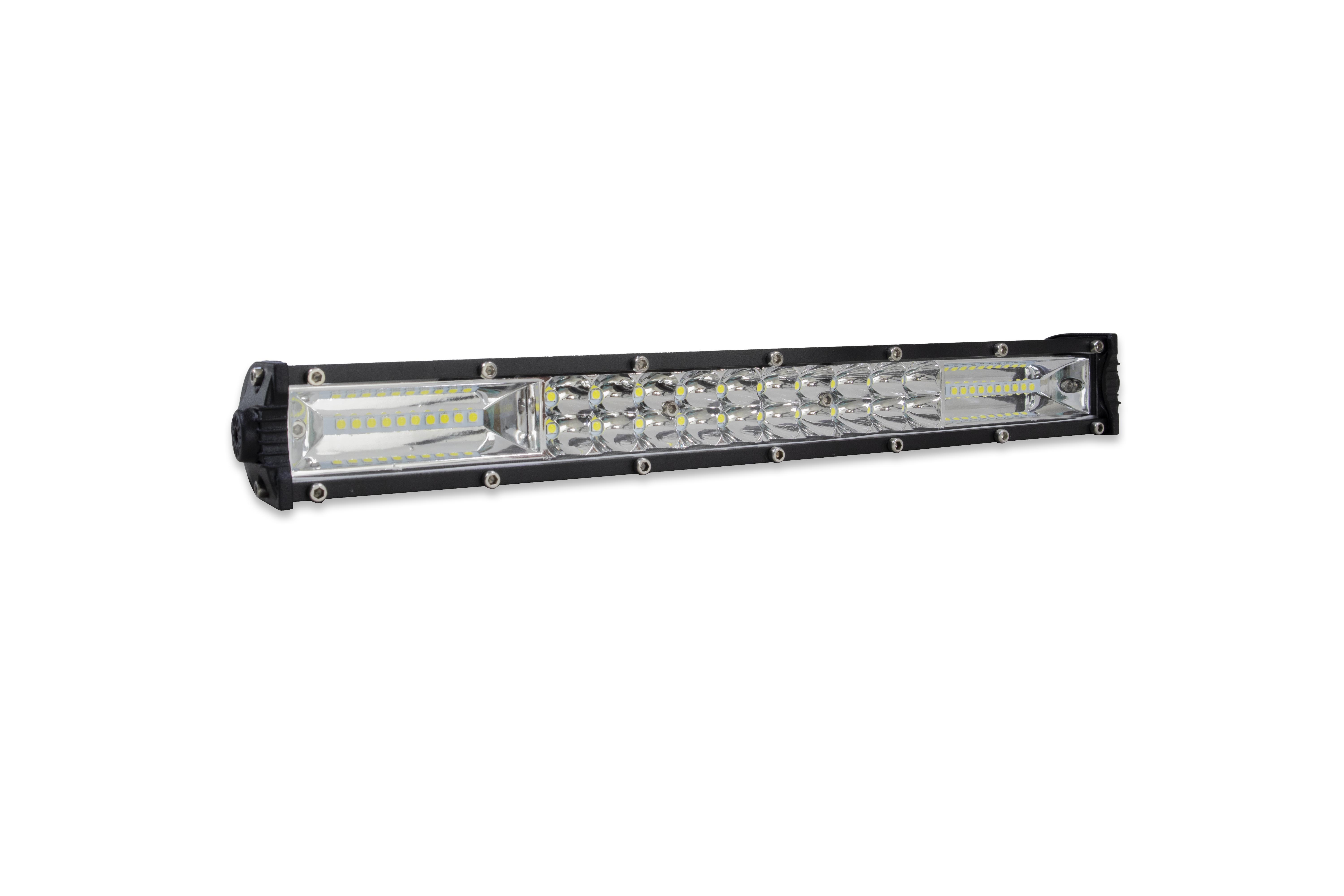 Barra Led Faro 40 Hiper Led 12 Pulgadas Luz Blanco Con Base