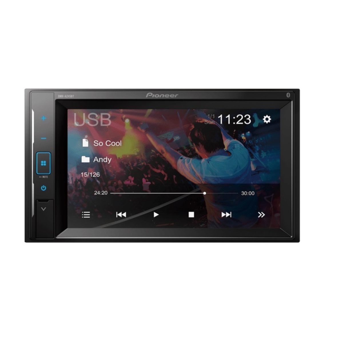 Autoestéreo C/Pantalla Pioneer DMH-A245BT 6.2" Multimedia 2 DIN ALBY3.