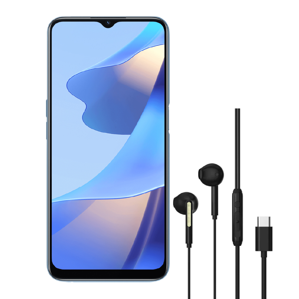 Oppo A16 + Devia Audifonos A1 Earphone T-C