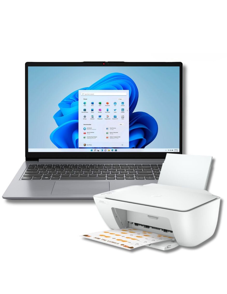 Combo Laptop IdealPad 1 Lenovo 128GB 4GB RAM 14 Pulgadas Impresora ...