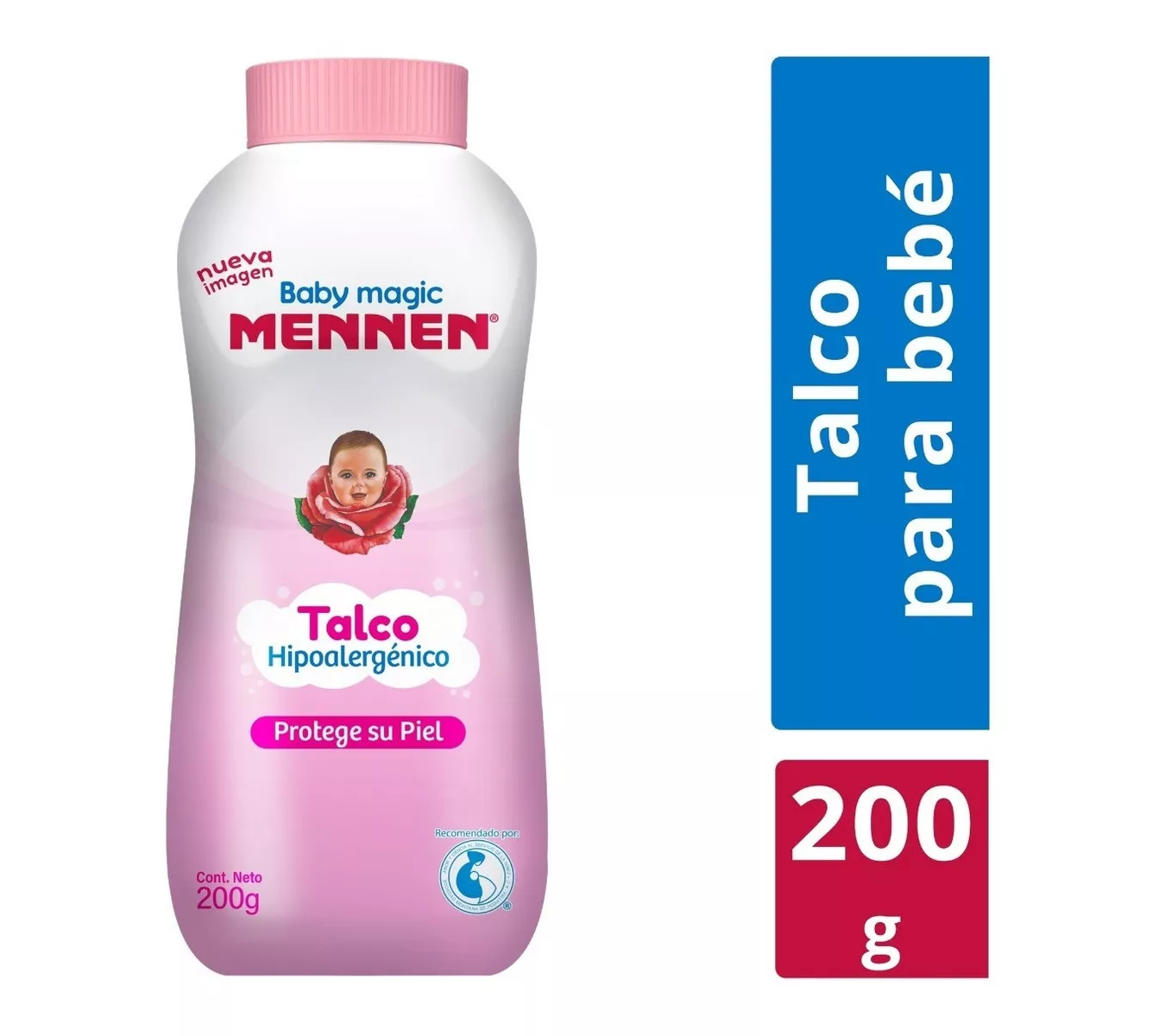 Talco Hipoalergenicorosa Mennen Bebe 200g.