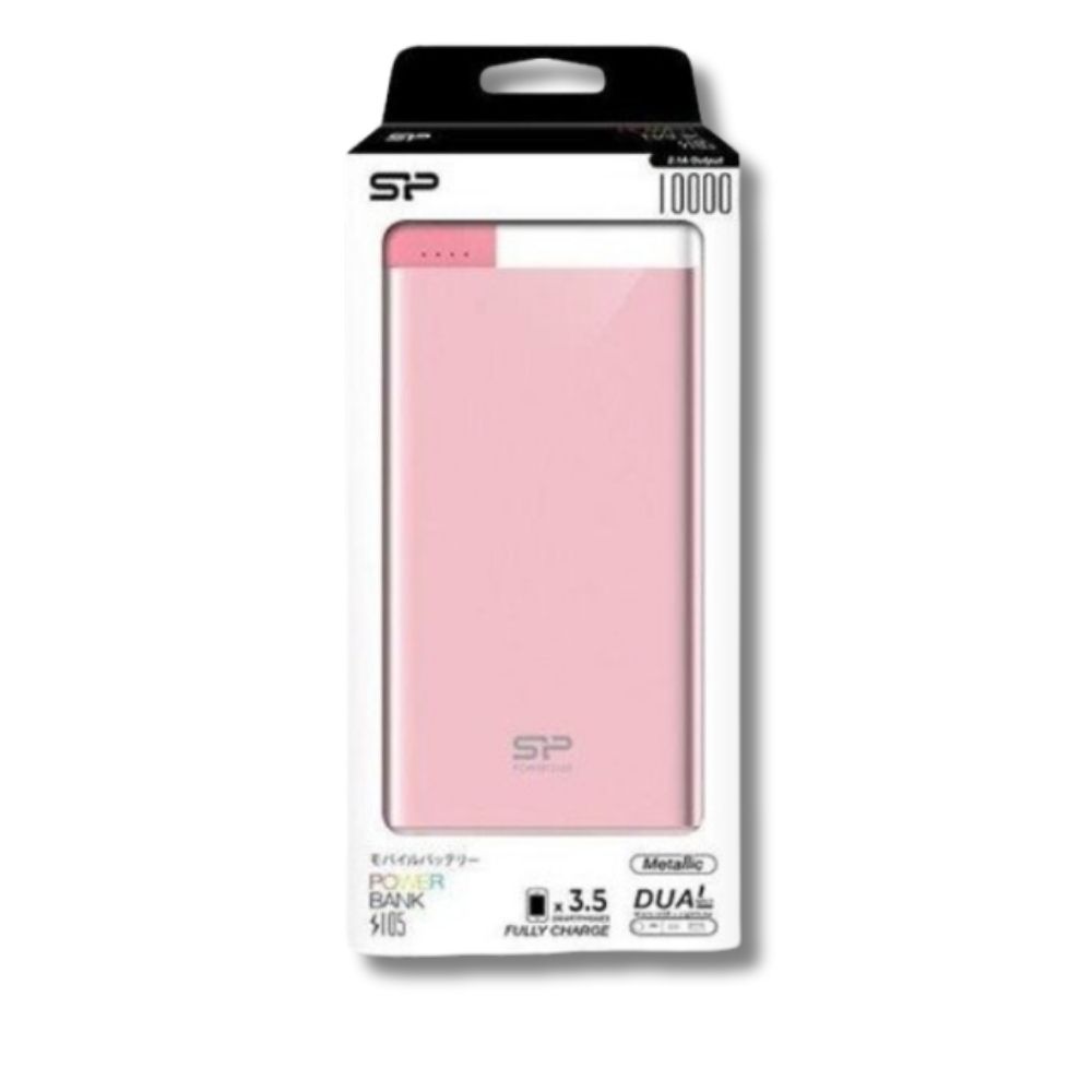 Bateria Power Bank Marca SP 10,000 MAH S105 Color Rosa