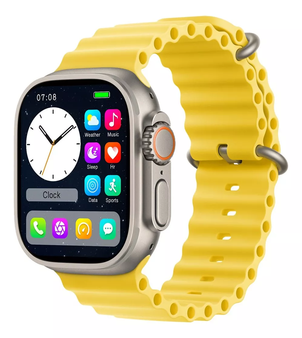 Smartwatch Reloj Inteligente GS Ultra 2 4gb Rom Mp3 AMARILLO