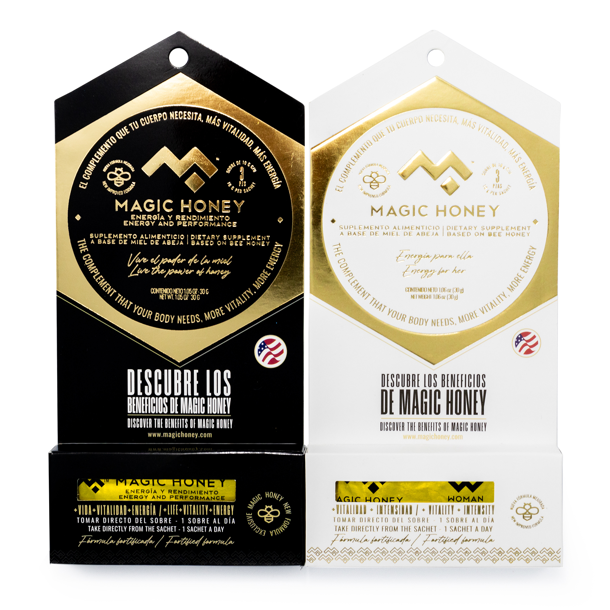 MAGIC HONEY 3 SACHETS HOMBRE + 3 SACHETS MUJER
