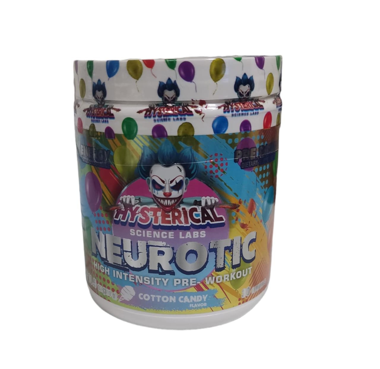 Pre-Entreno Neurotic Hysterycal 30 serv Algodón de azúcar.