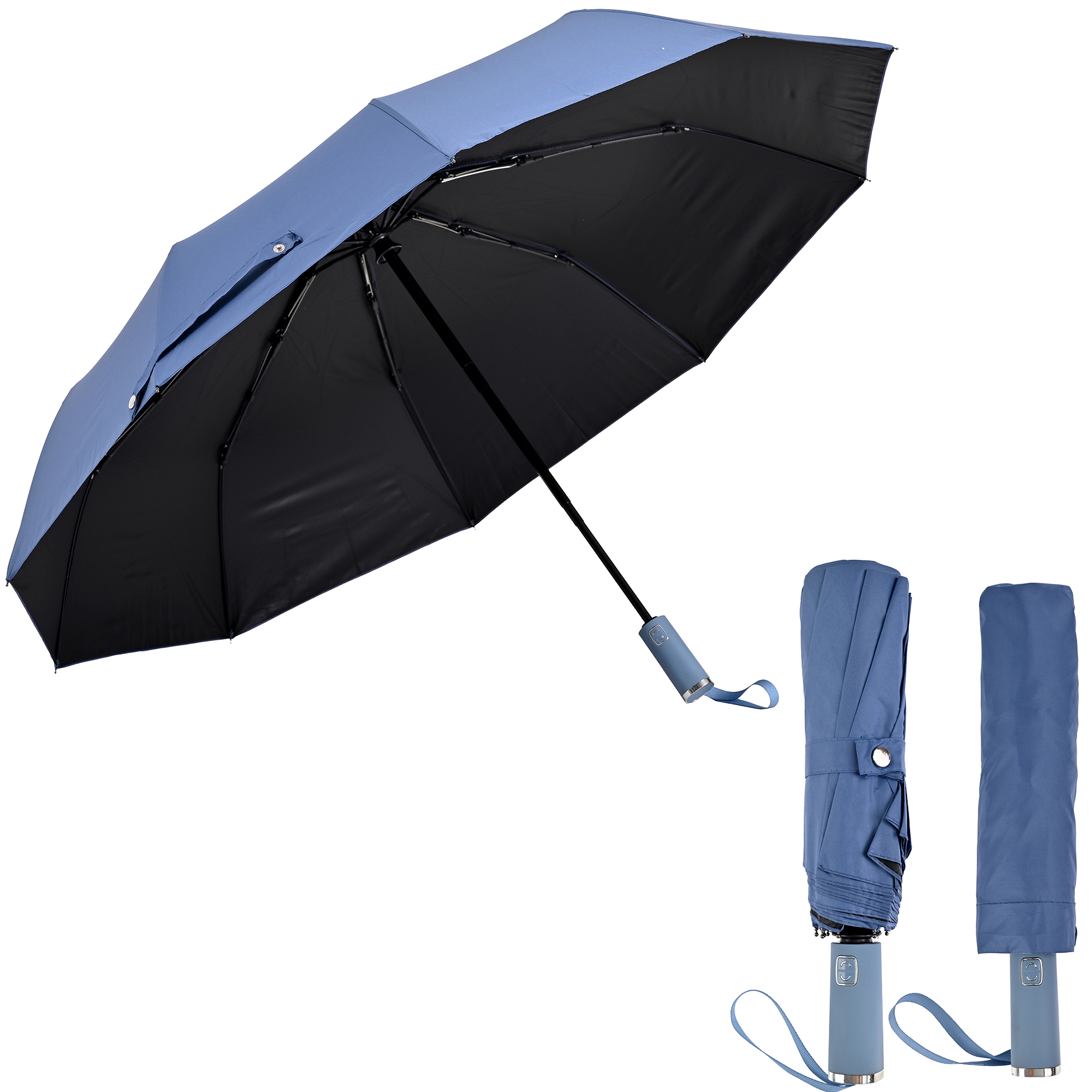 Sombrilla Grande de Aluminio Plegable. Automático, Portátil Con Funda ...