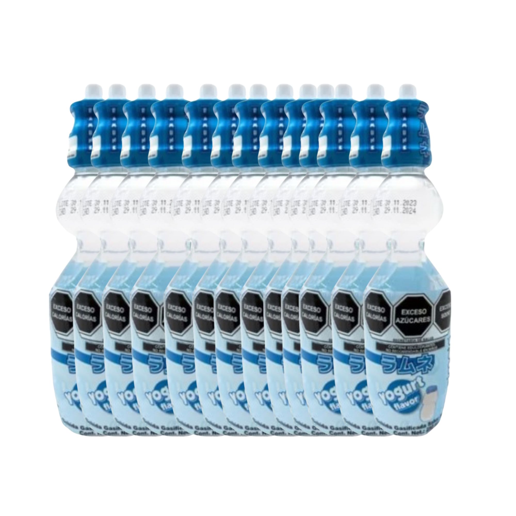 Bebida Japonesa Ramune 250ml Sabor Yogurt Refresco 12 Piezas