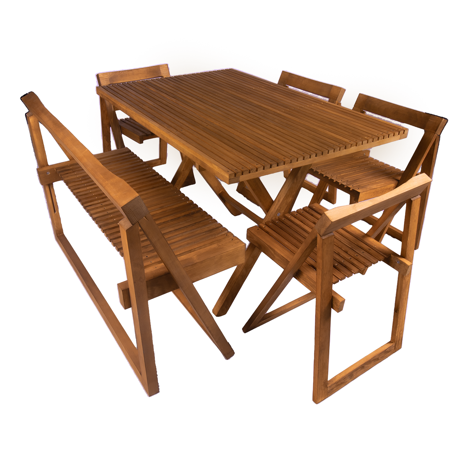 COMEDOR RECTANGULAR 6 PERSONAS MODELO TERRAZA