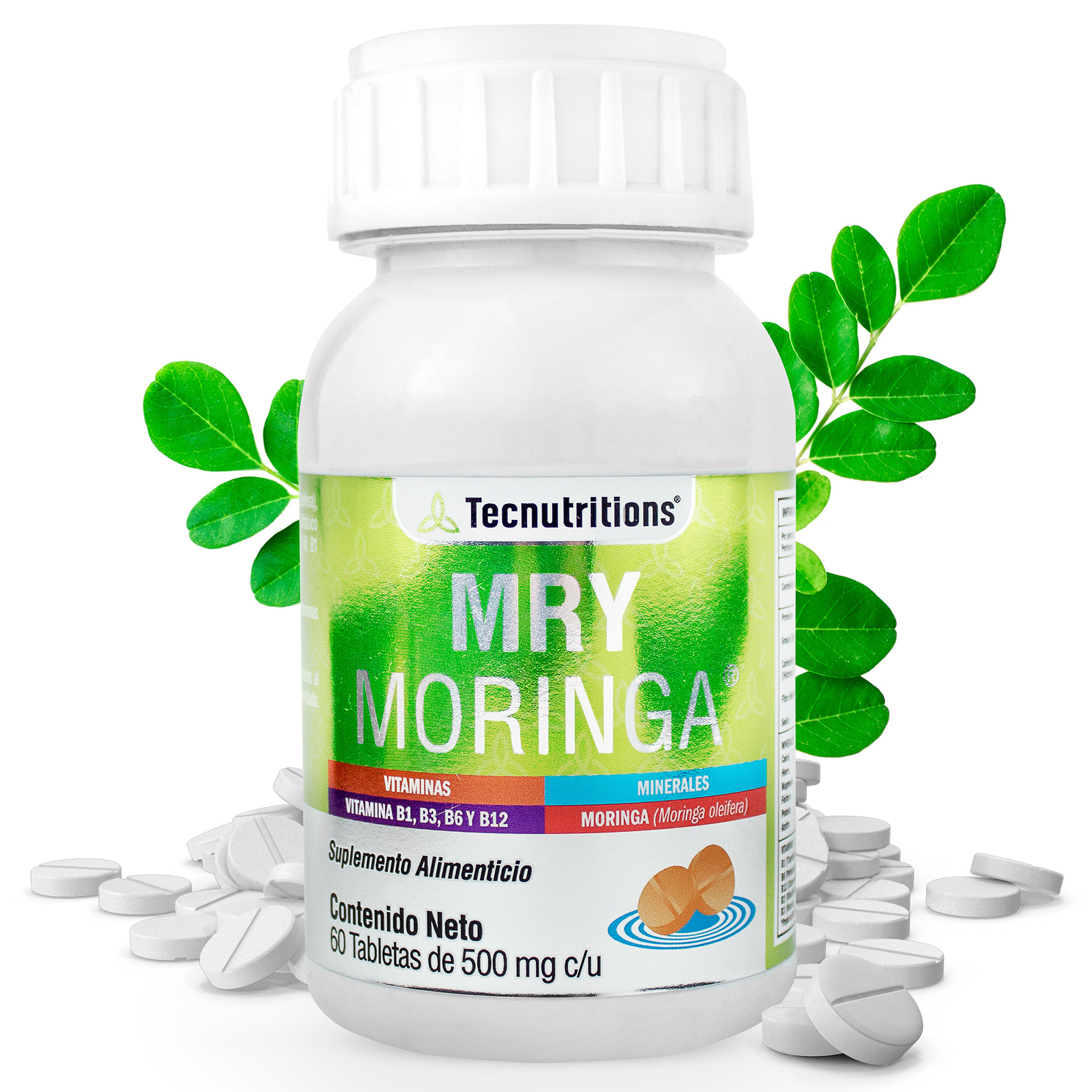 Suplemento Mry Moringa Con Inositol Tecnutritions® Protege Órganos