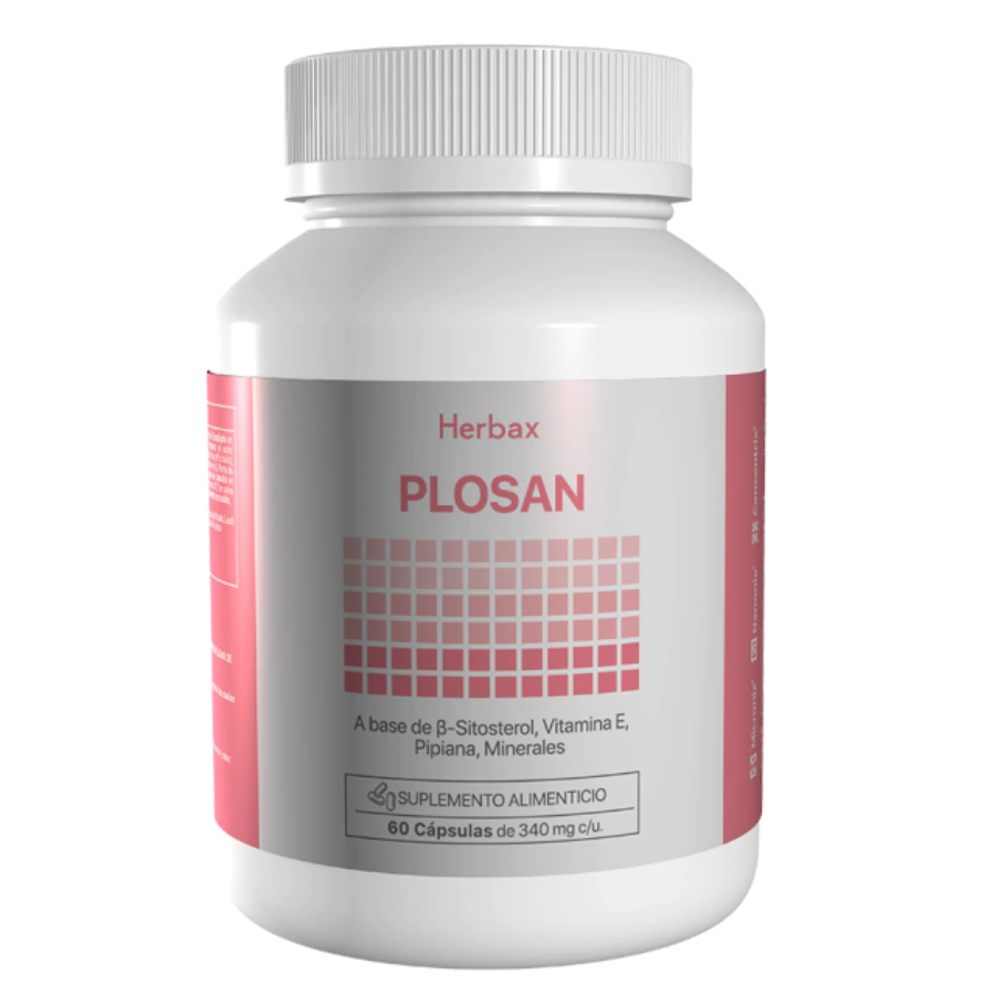 Suplemento Plosan Auxiliar Prostático a base de Polinicotinato de Zinc