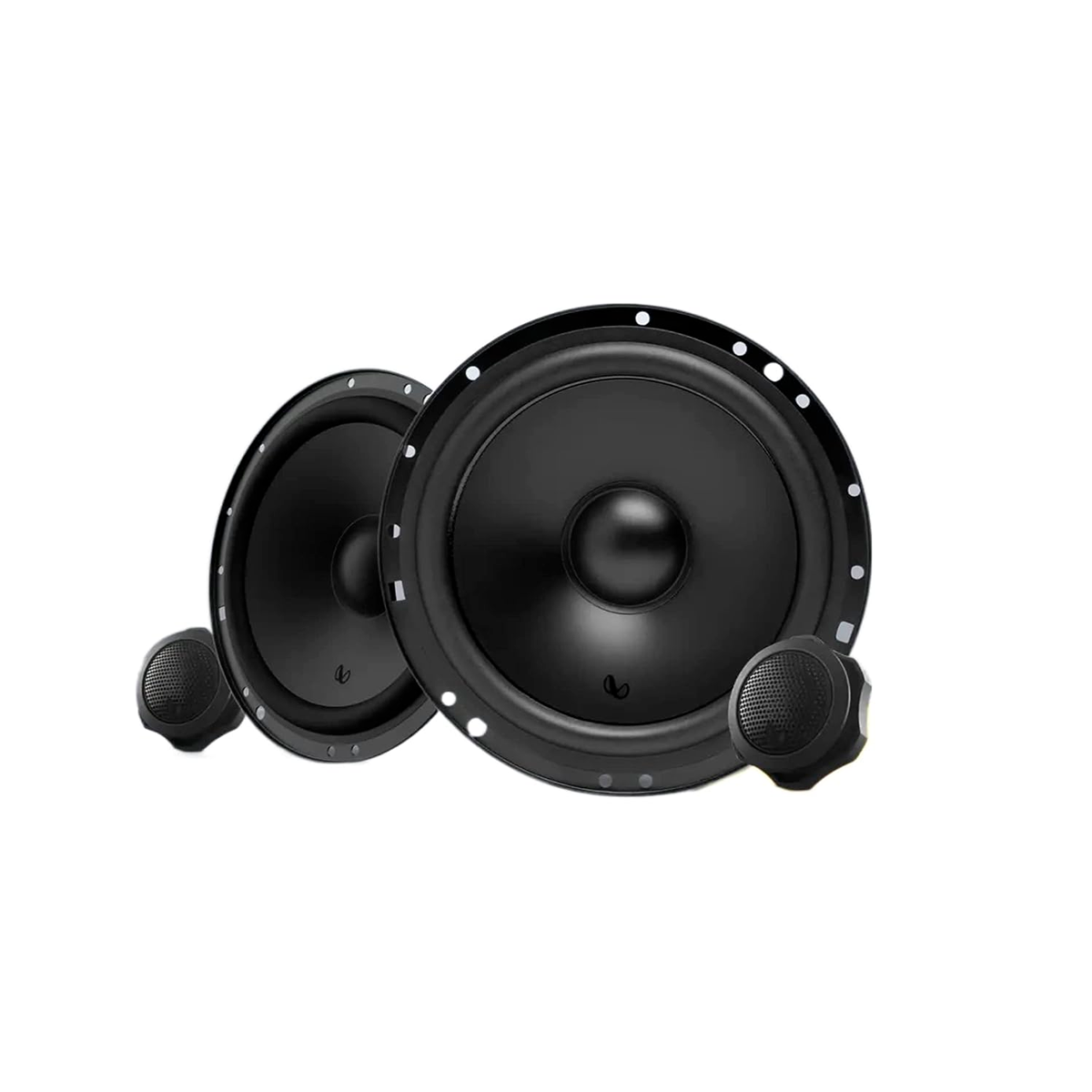 Componente 6.5 Pulgadas Infinity Alpha 601cf 45 Watts Rms Color Negro.