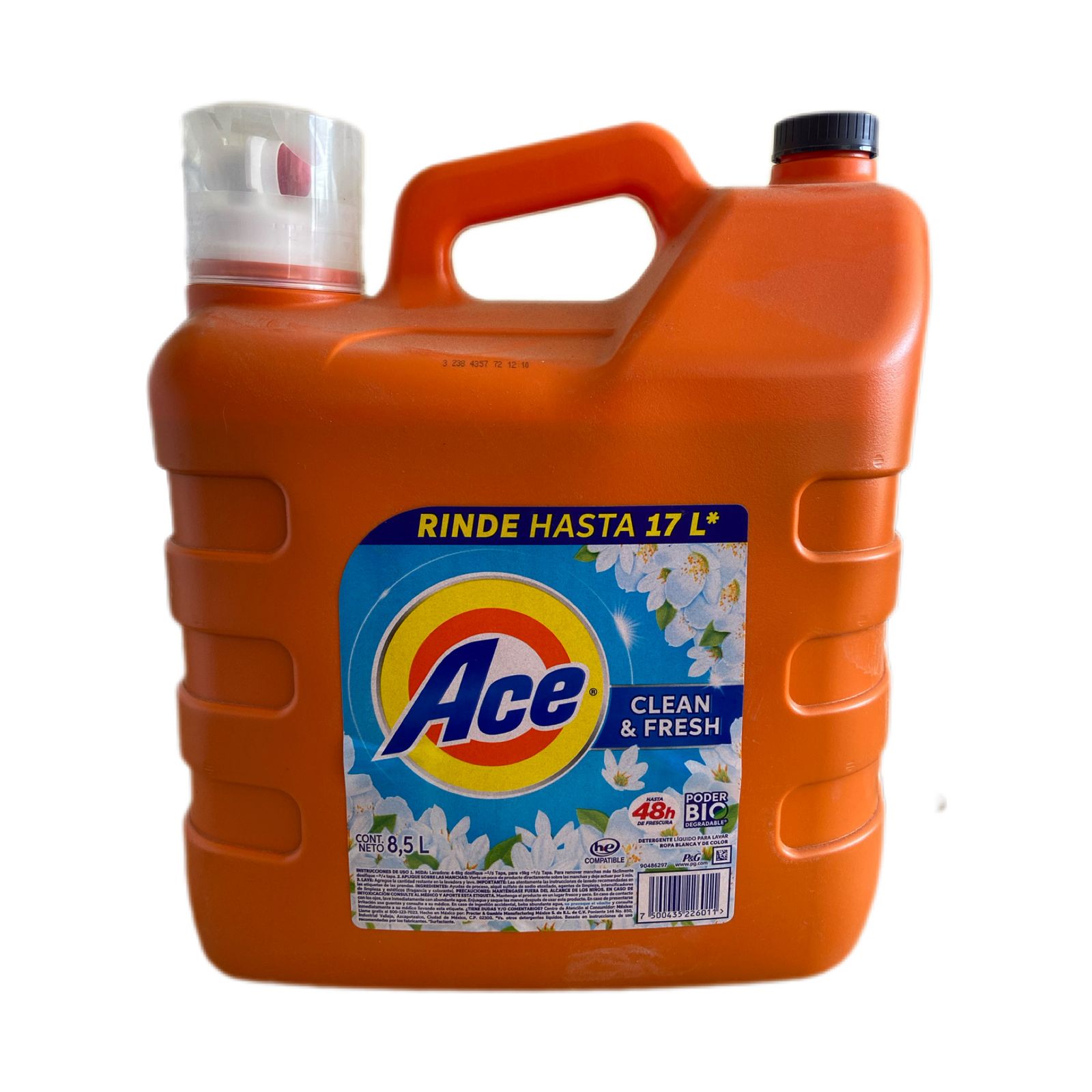 Ace Detergente Liquido Clean & Fresh 8.5 Litros