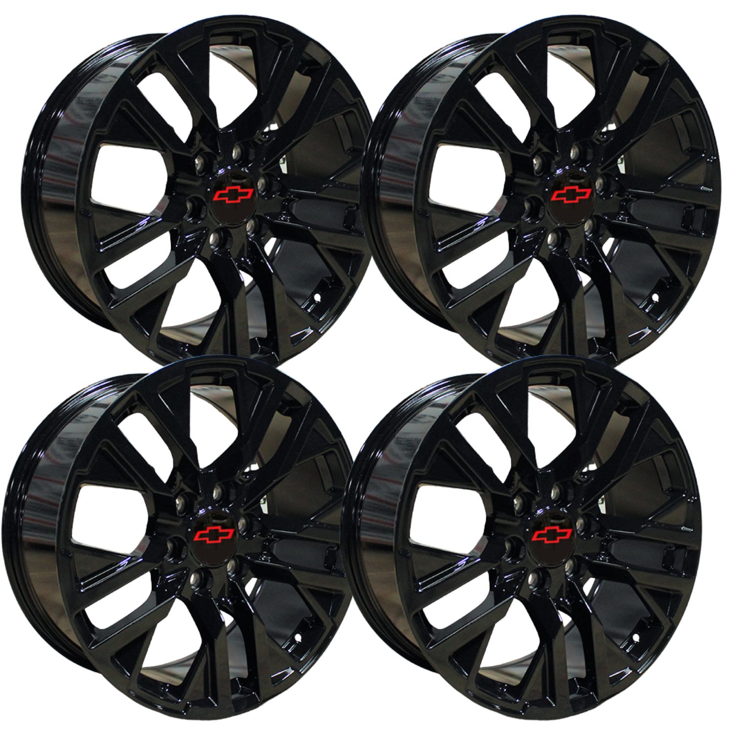 Rines Gloss Black 24 6x139.7 Chevrolet Silverado 1500,GMC Sierra 1500