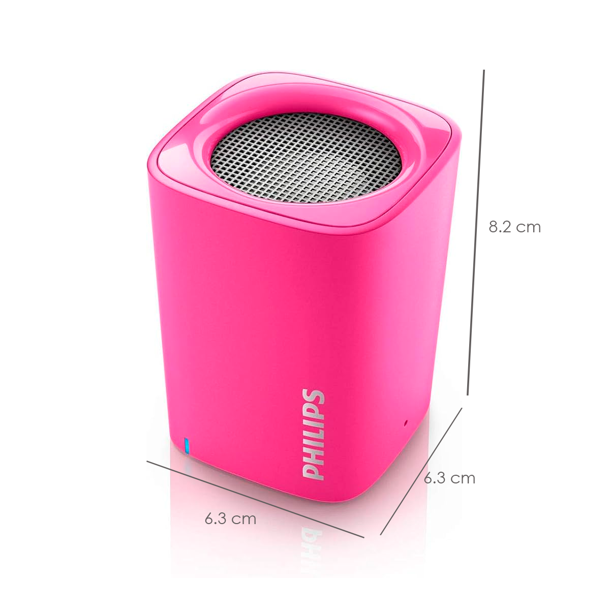 Bocina Portátil Phillips Rosa 2 W Bluetooth Bt-100p/27 Rosa