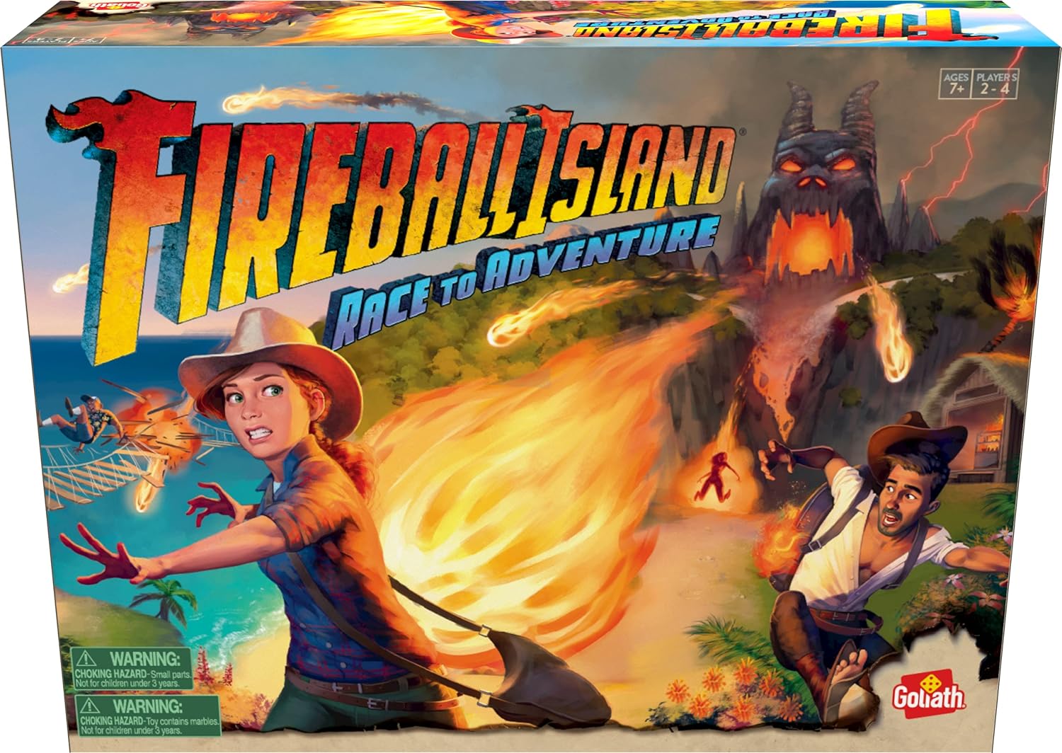 Goliath Fireball Island race to adventure - Juego de Mesa.