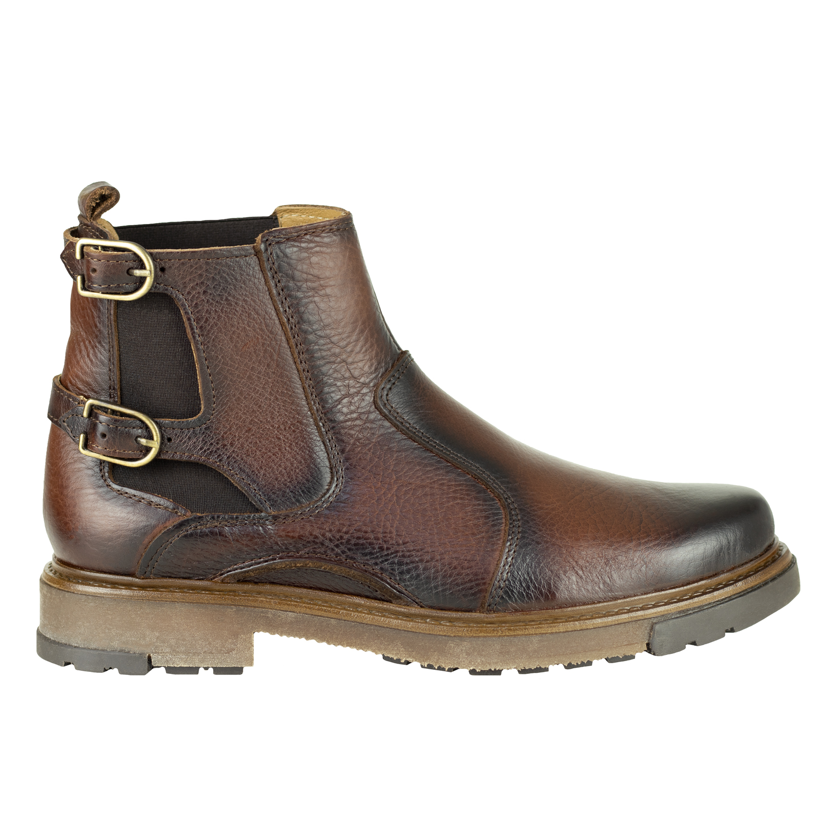 Botin Medio Hombre Chelsea Lobo Solo 8955 Besani Piel Granea.