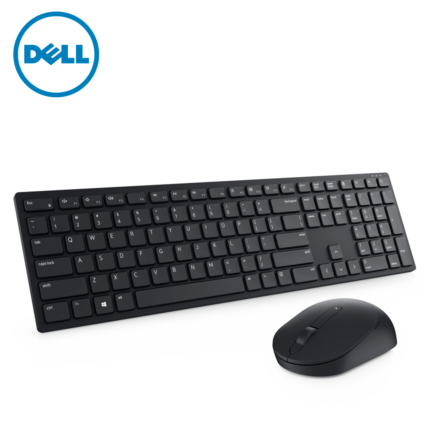 Kit Teclado Y Mouse Dell KM5221W Tec/Esp Inalambrico Usb Negro 580-Ajiu
