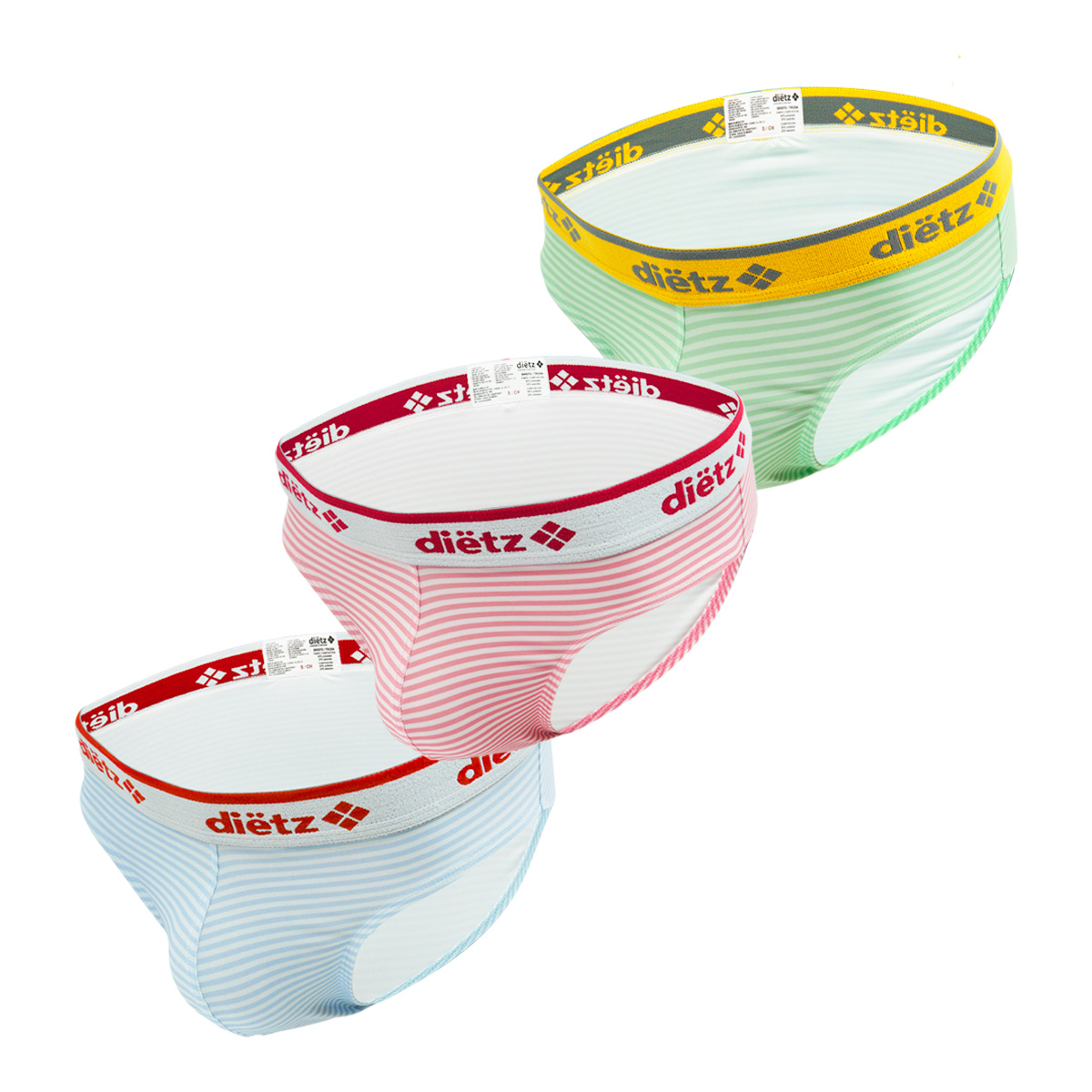 Set 3 Trusas diëtz Modelo Capitan, ultraconfortable y elástico