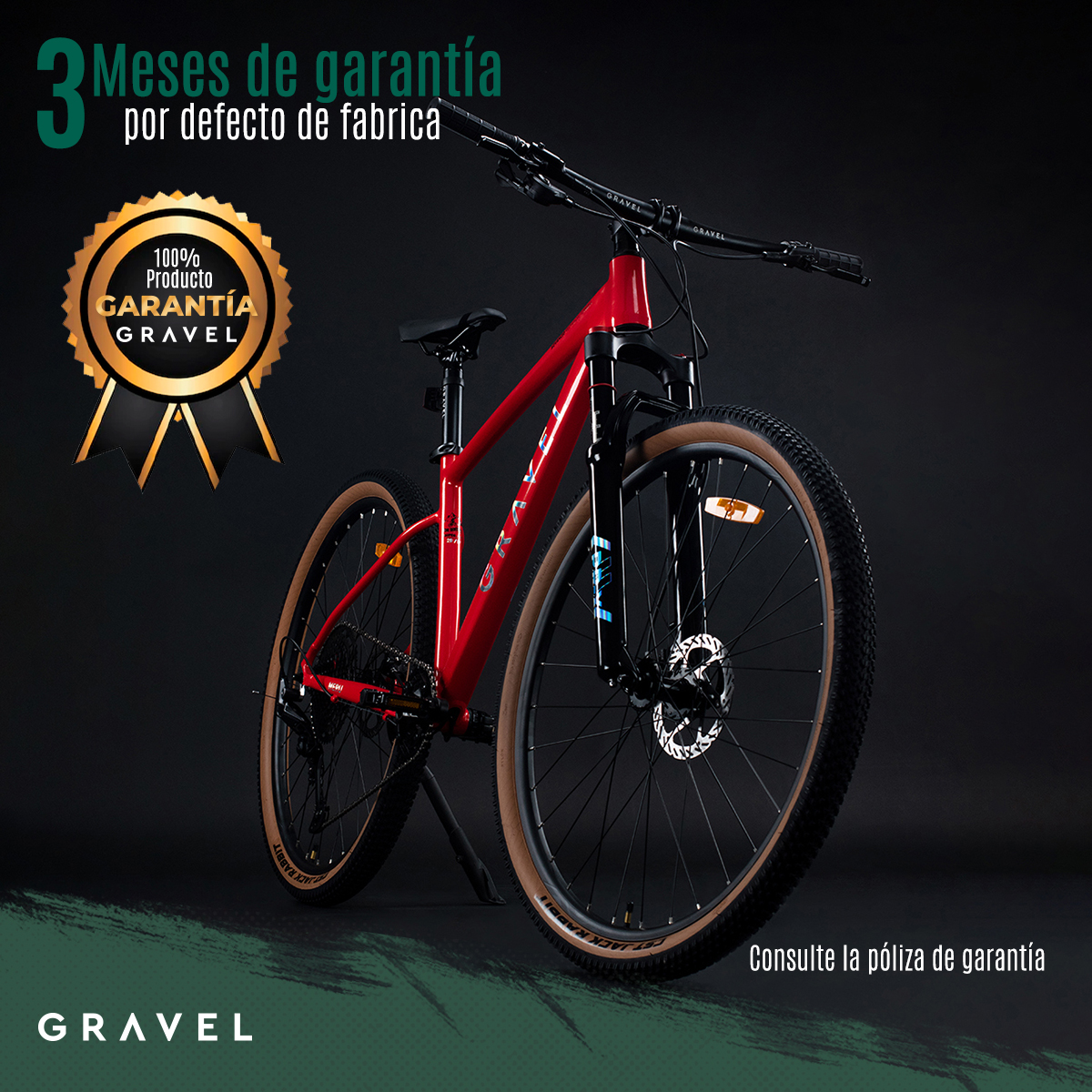 Bicicleta De Montaña Merú R29 12v Shimano Deore ROJO Cuadro 19