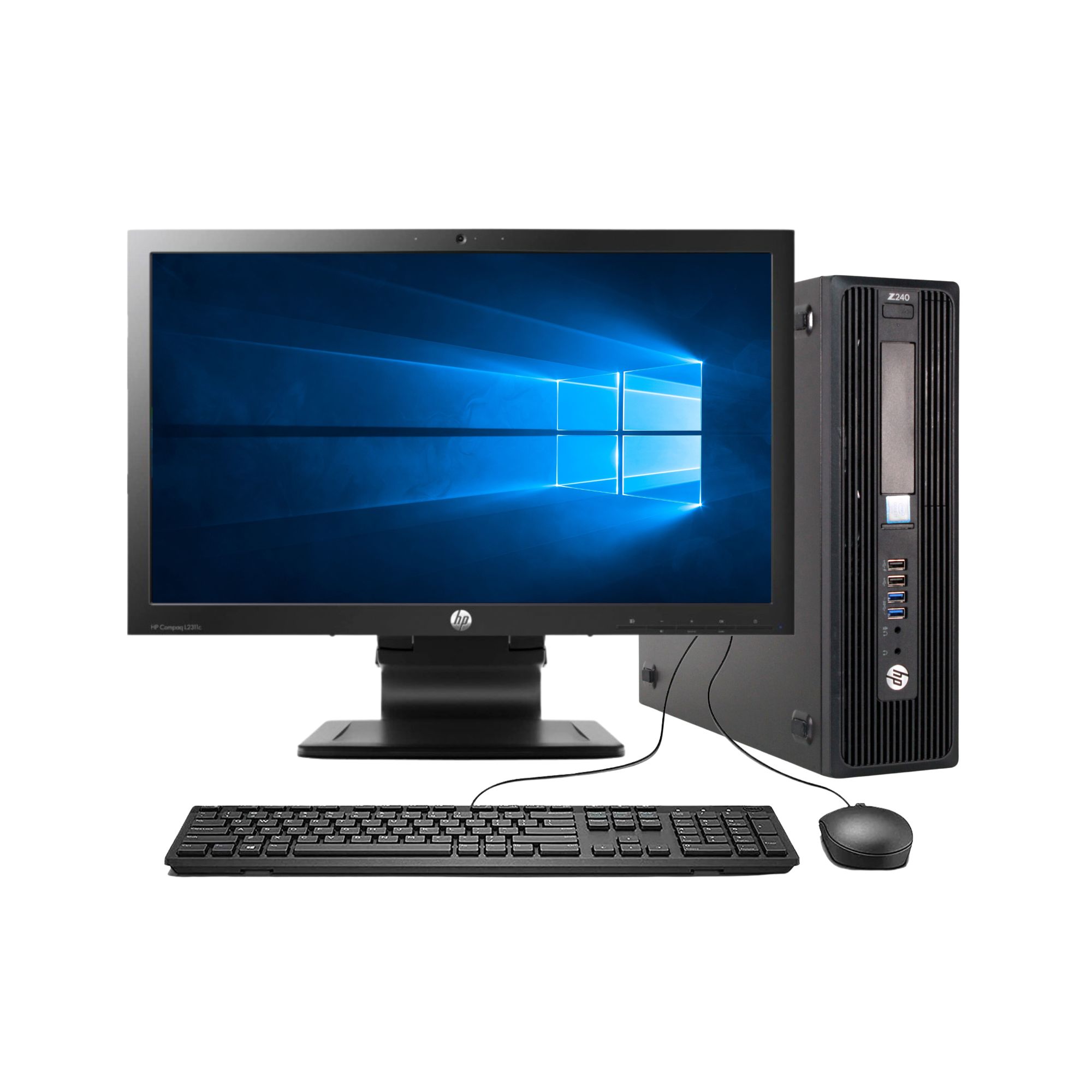 HP Workstation Z240 | i7 6ta Gen. | 8 GB RAM - 240 GB SSD | Monitor 22 ...