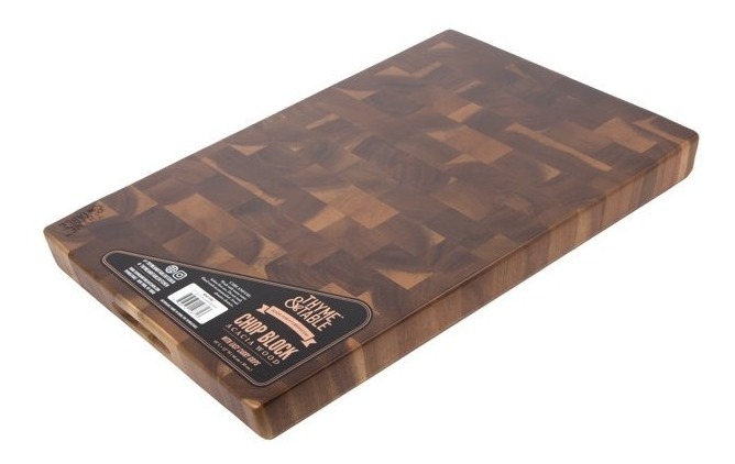 Tabla Para Picar Thyme&table Chop Block Madera De Acacia 18 X12.