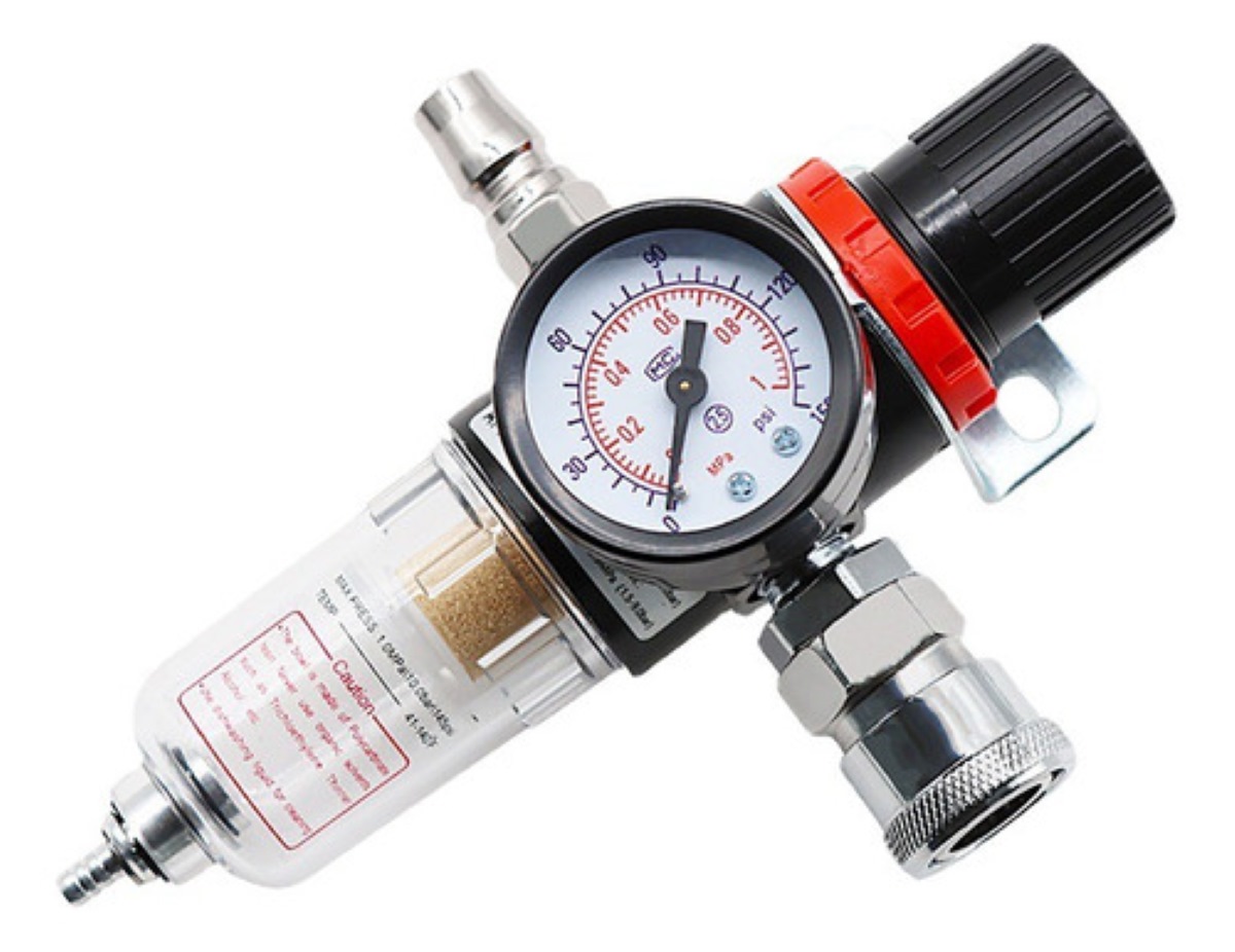 "Filtro De Humedad De Regulador Del Compresor De Aire 1/4