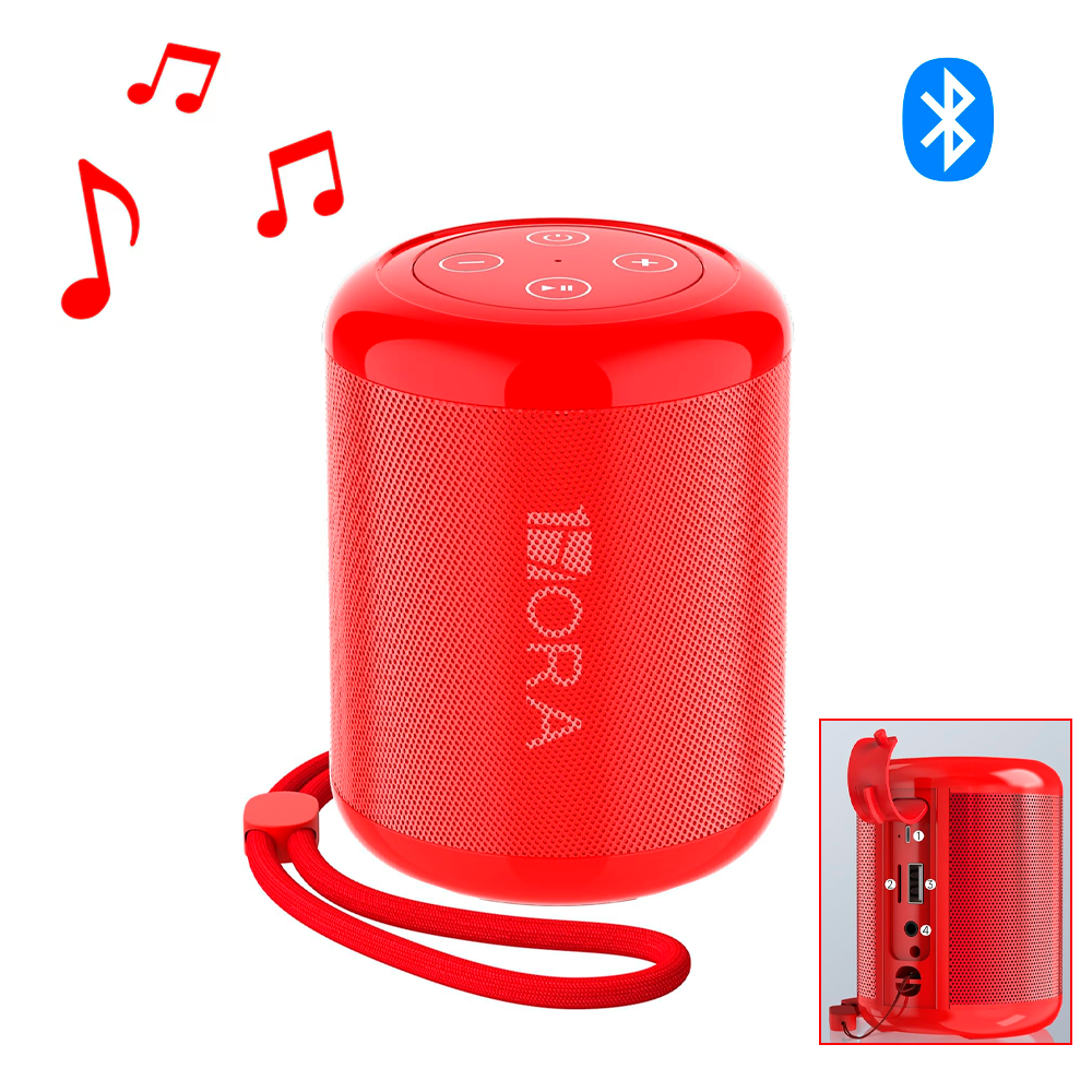 Bocina Portátil Bluetooth 1 Hora Calidad De Sonido Mini Corneta 7 Horas ...