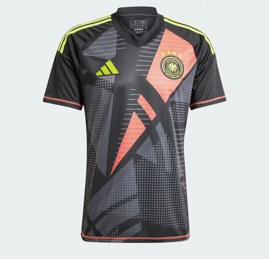 Nuevo! Jersey Alemania Eurocopa 2024/2025 Portero Arquero Negra Black ...