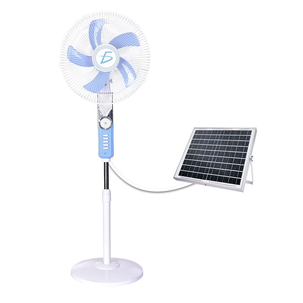 Ventilador Solar con Panel incluido y Base de Carga USB para cargar tus ...