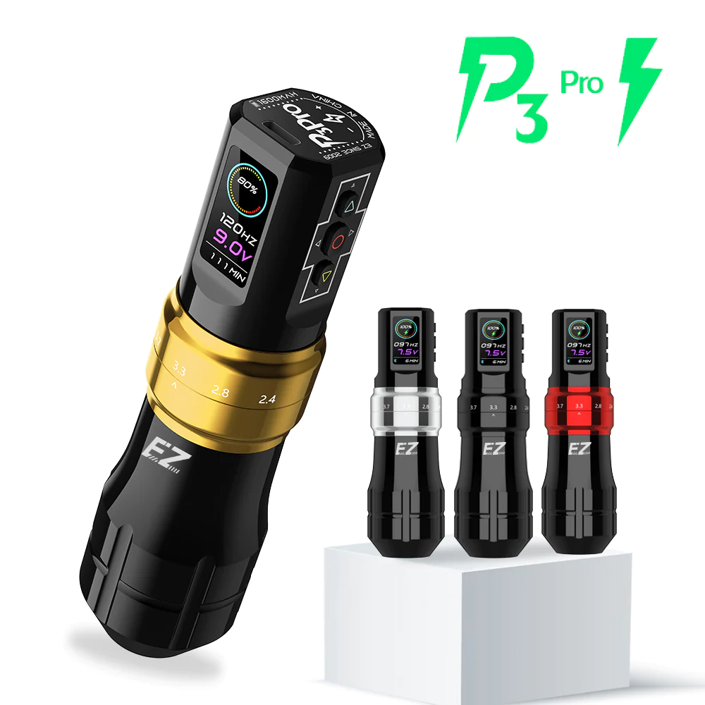 EZ P3 Pro Wireless Battery Tattoo Pen Machine