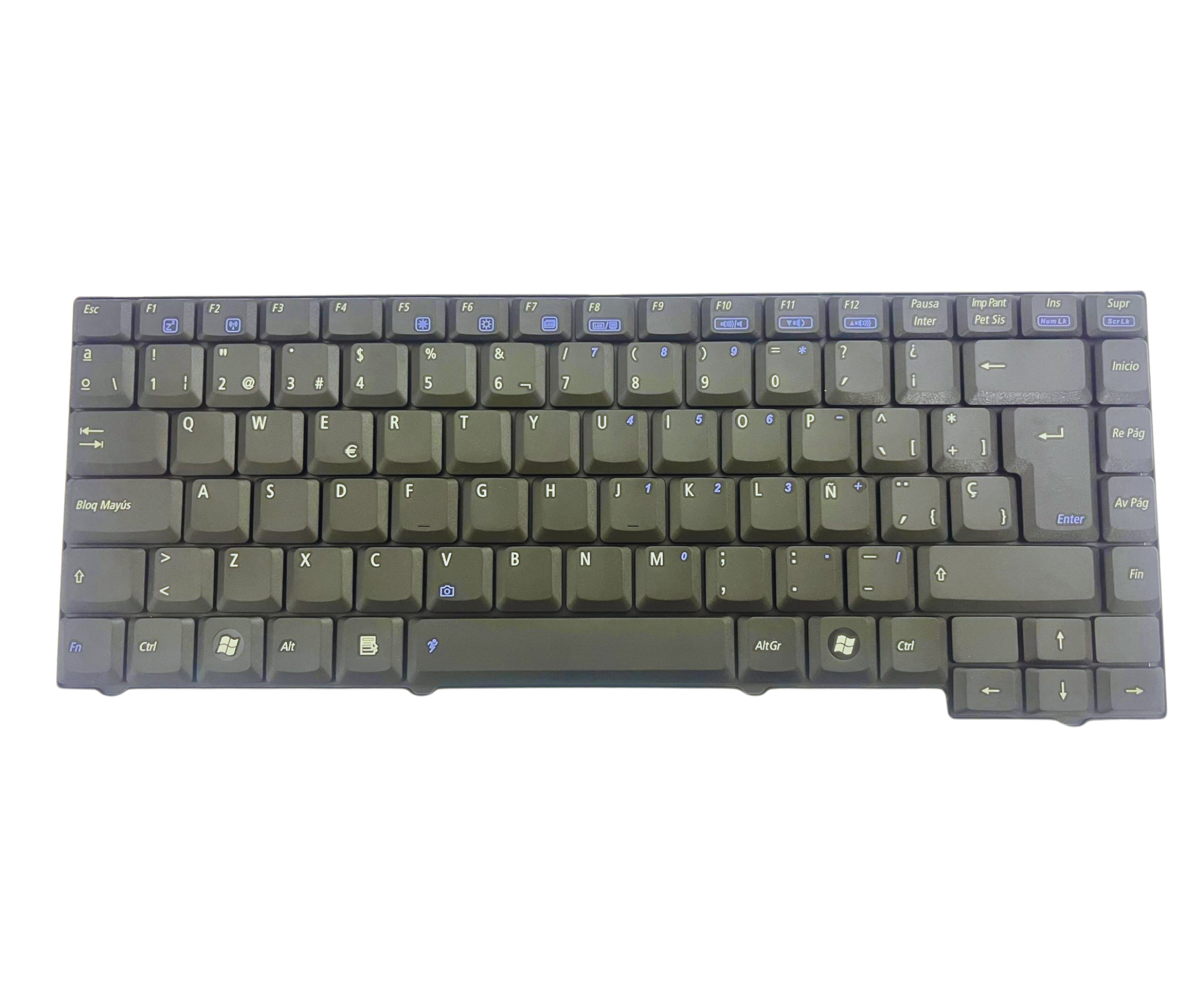 TECLADO ASUS A3A A3E A3H A3V F5 F5R F5V F5Z F5S G2 NEGRO