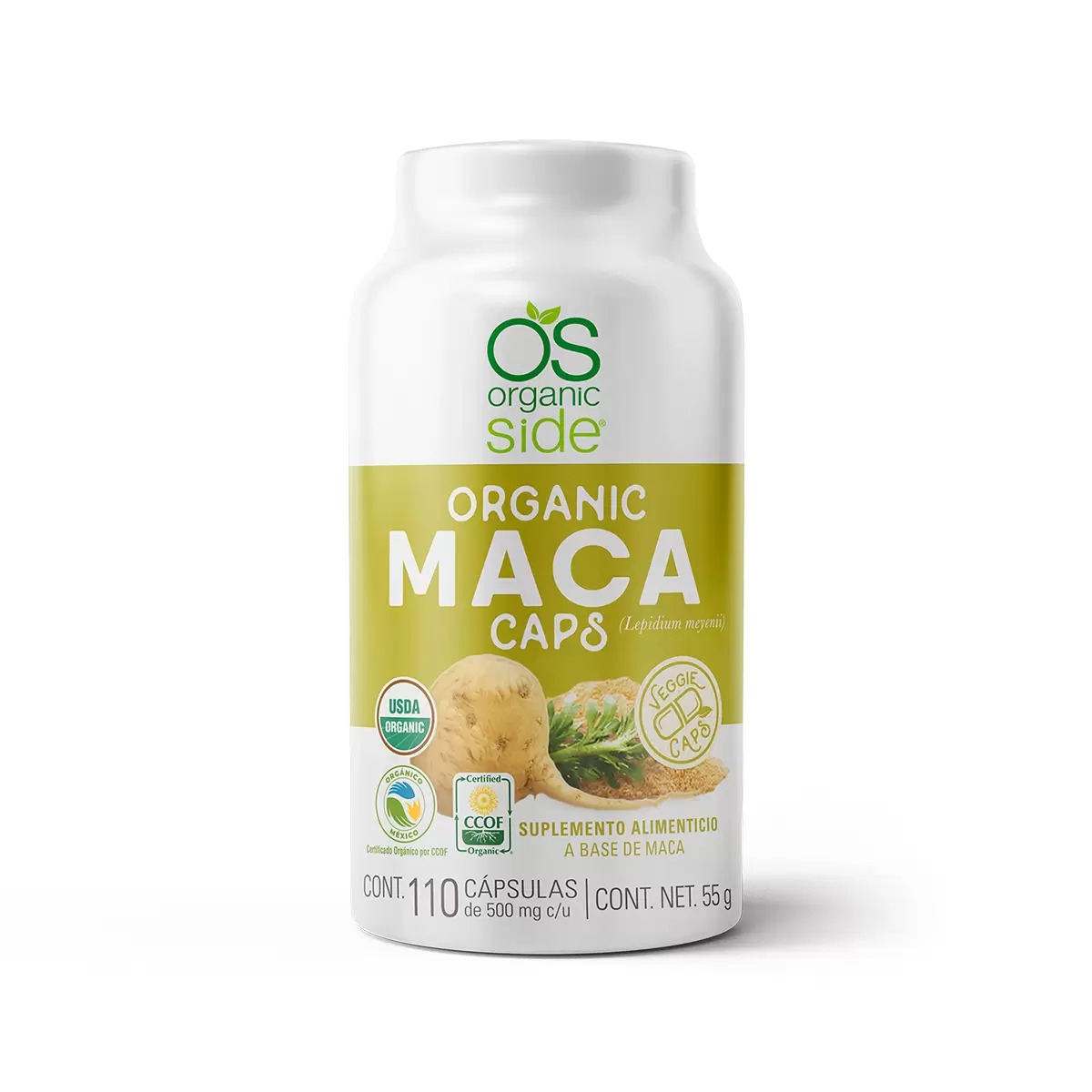 Organic Side Maca 110 Cápsulas.