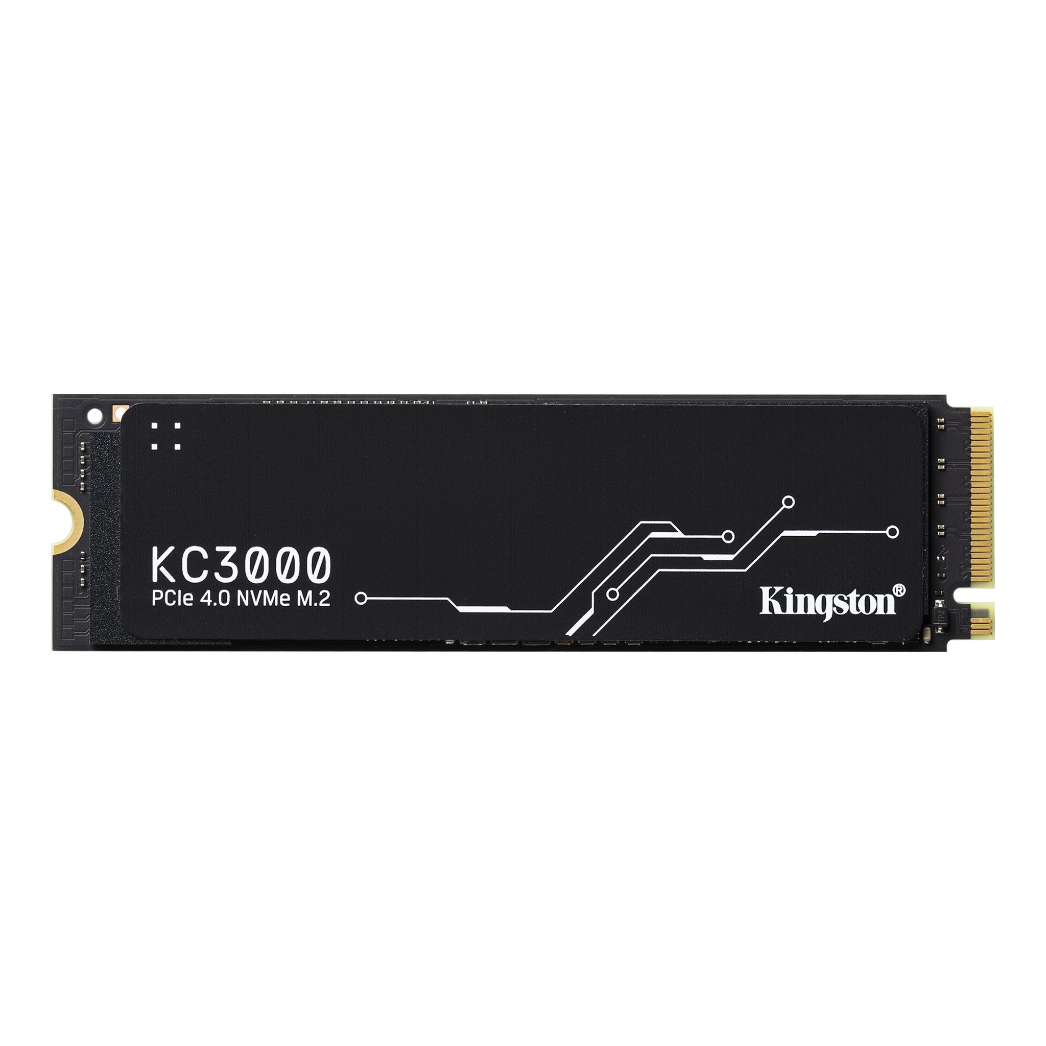 Unidad de Estado Sólido Kingston KC3000 de 4 TB, M2 2280, NVMe PCIe Gen 4X4, 7000/7000 MB/s.
