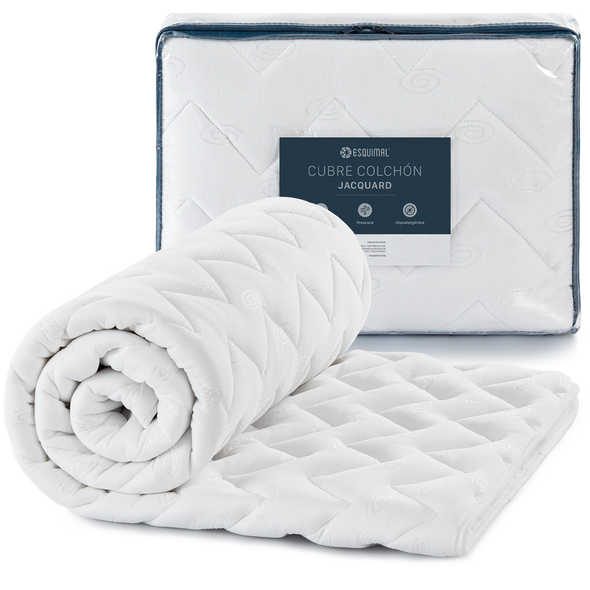 Protector Cubre Colchón King Size Extra Confort ESQUIMAL