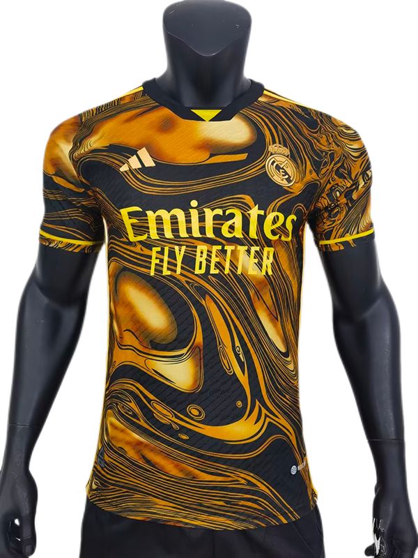 Increible! Jersey Real Madrid Edicion Especial Gold Talla S.