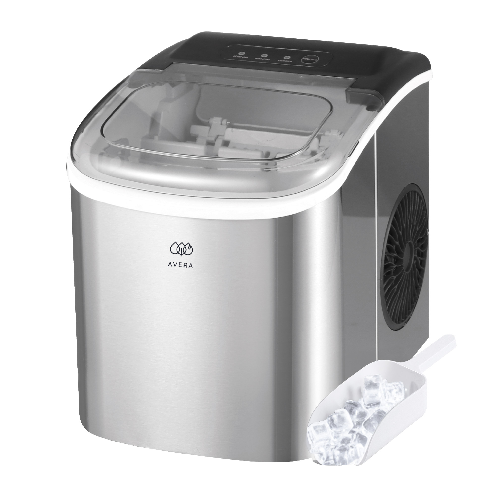 MÁQUINA PARA HACER HIELO CAPACIDAD DE TANQUE 1.2 LITROS Avera MHWM