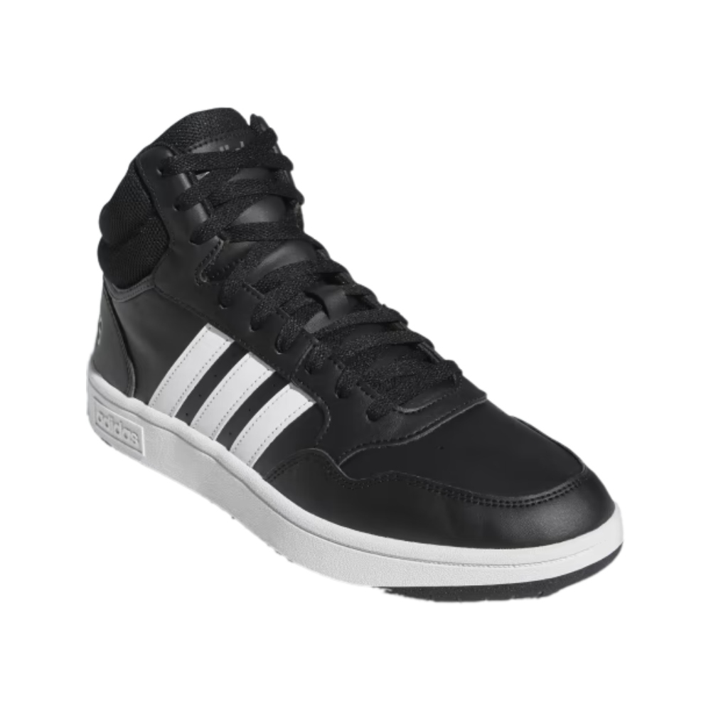 Tenis Adidas Hoops 3.0 Mid Negro-Hombre GW3020